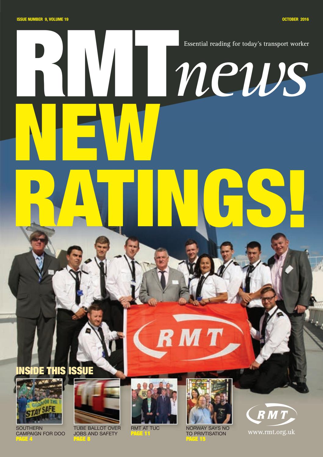 RMT News October 2016 by RMT Union - Issuu
