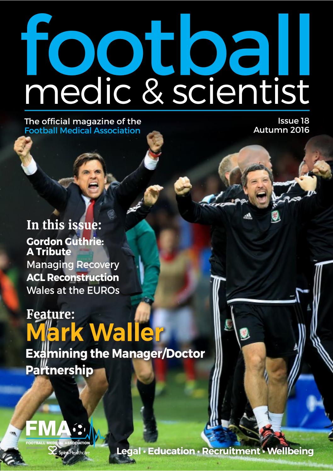 Football Medic & Scientist - Autumn 2016 by Football Medicine ...