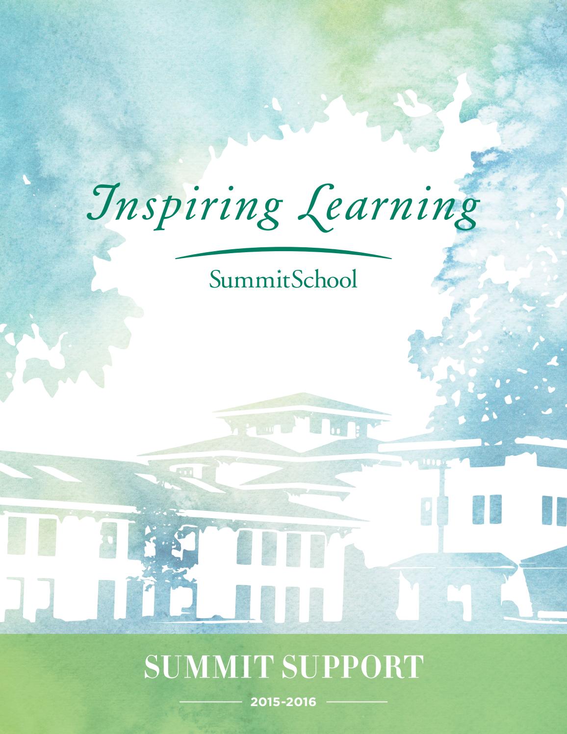 Summit Support 2015-2016 by Summit School - Issuu