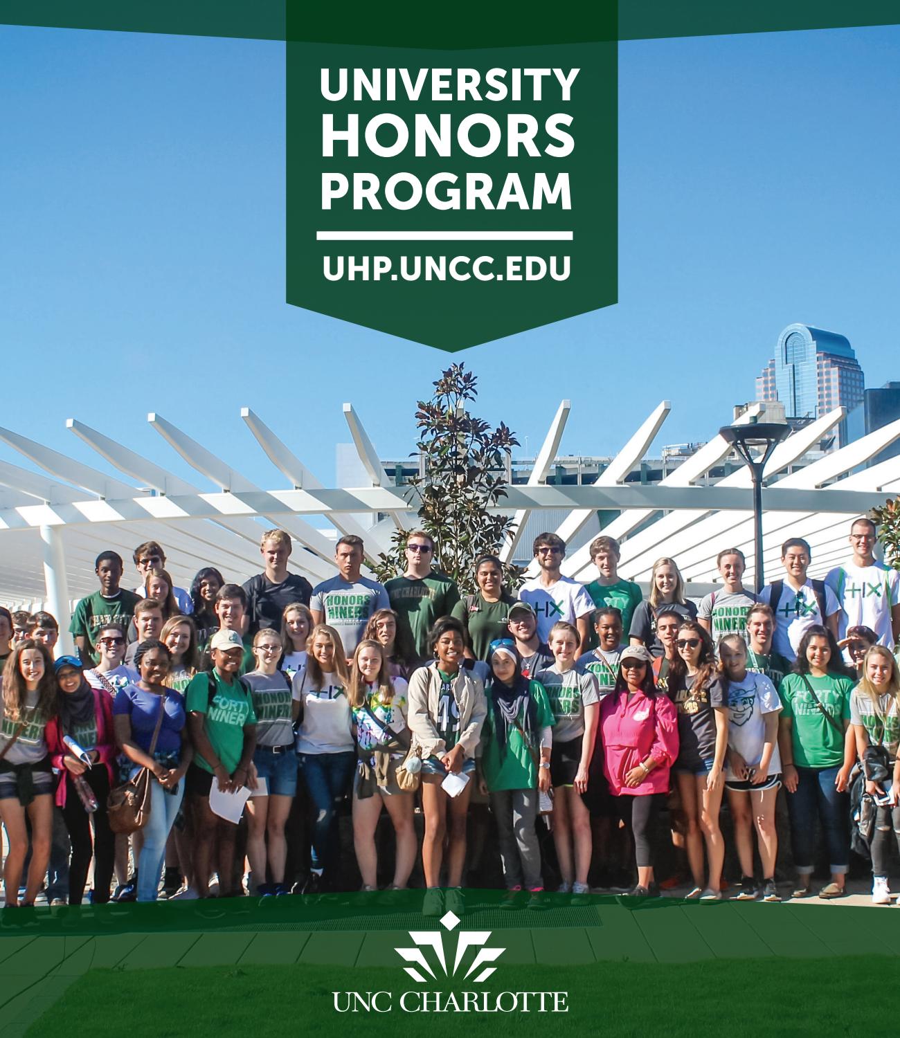 University Honors Program Brochure, 2016 by UNC Charlotte - Issuu
