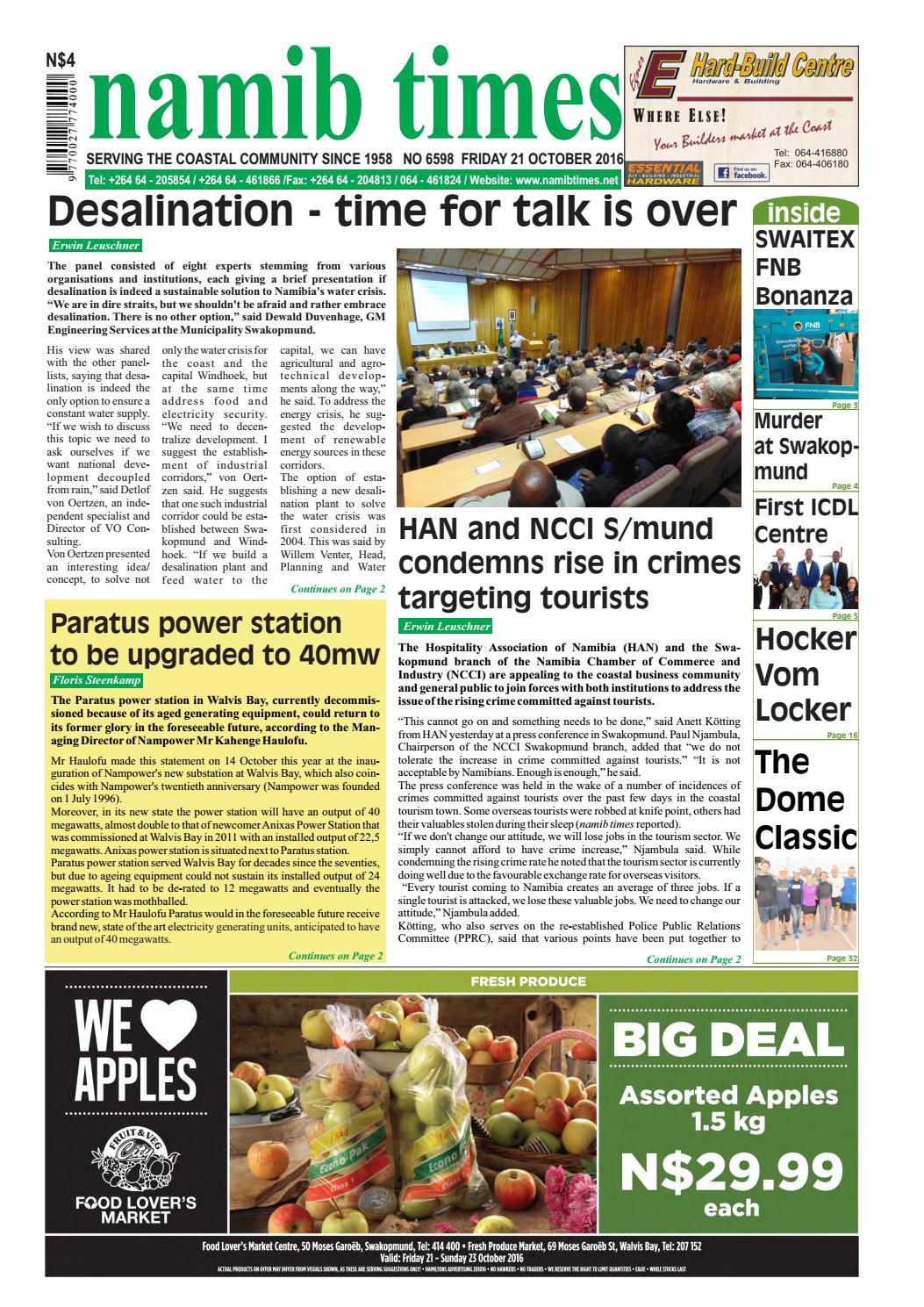 21 october namib times e edition by Namib Times Virtual - Issuu