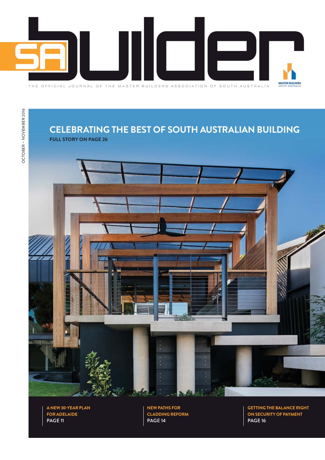 2016 Master Builders SA Builder Magazine October-November by ...