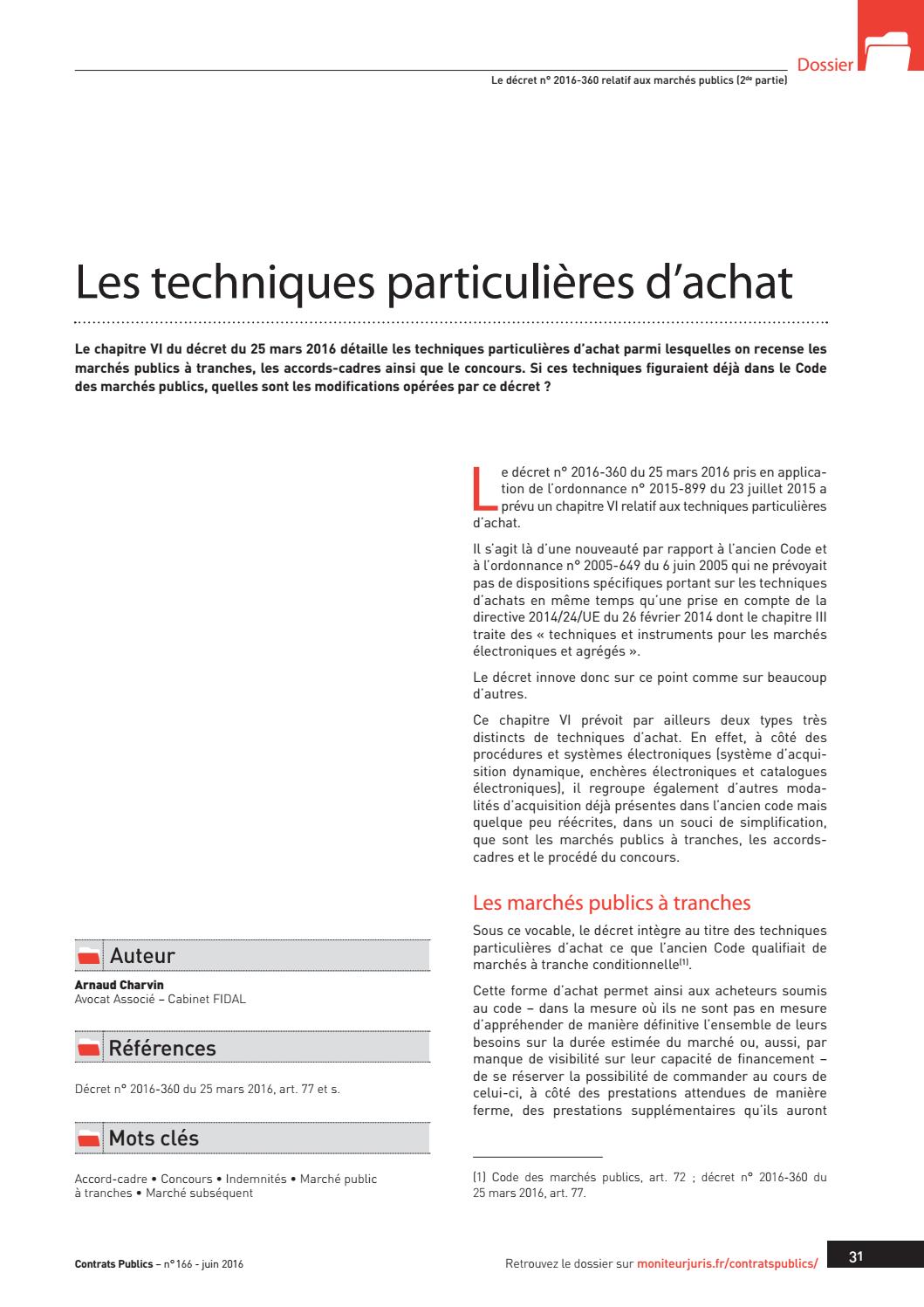 Les techniques particulières d’achat by INFOPRO DIGITAL - Issuu