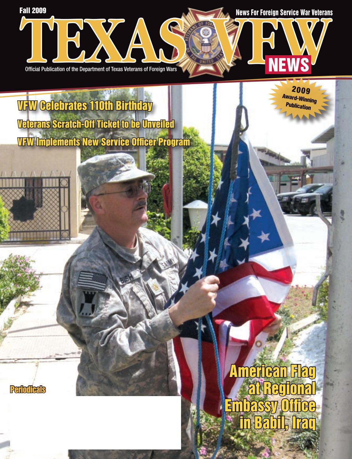 Texas VFW News | 2009 Fall by Texas VFW - Issuu