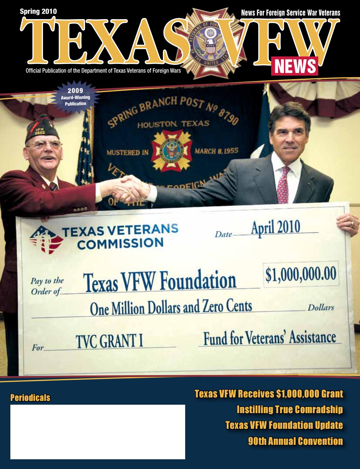 Texas VFW News | 2010 Spring by Texas VFW - Issuu