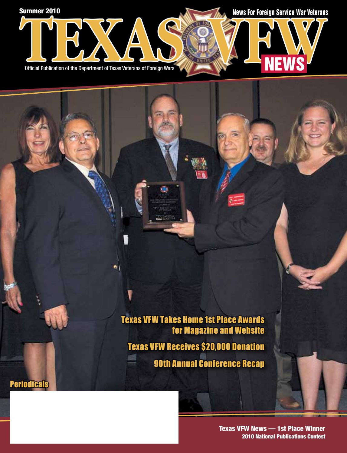 Texas VFW News | 2010 Summer by Texas VFW - Issuu