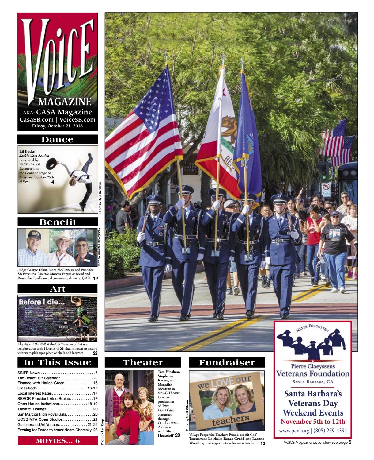 VOICE Magazine: October 21, 2016 by Voice Magazine / CASA - Issuu