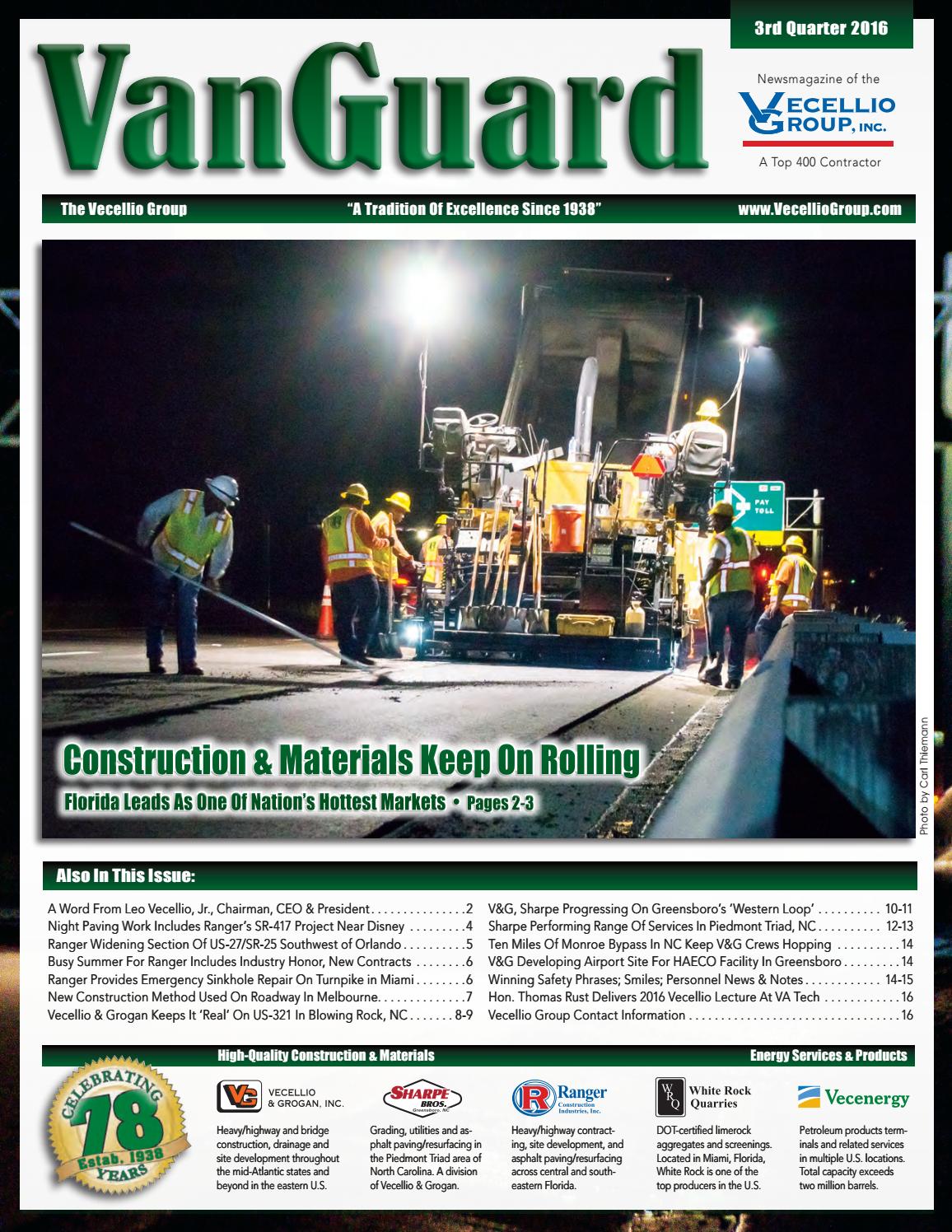 VanGuard 2016 Q3 -- Published by Vecellio Group, Inc. by Vecellio Group ...