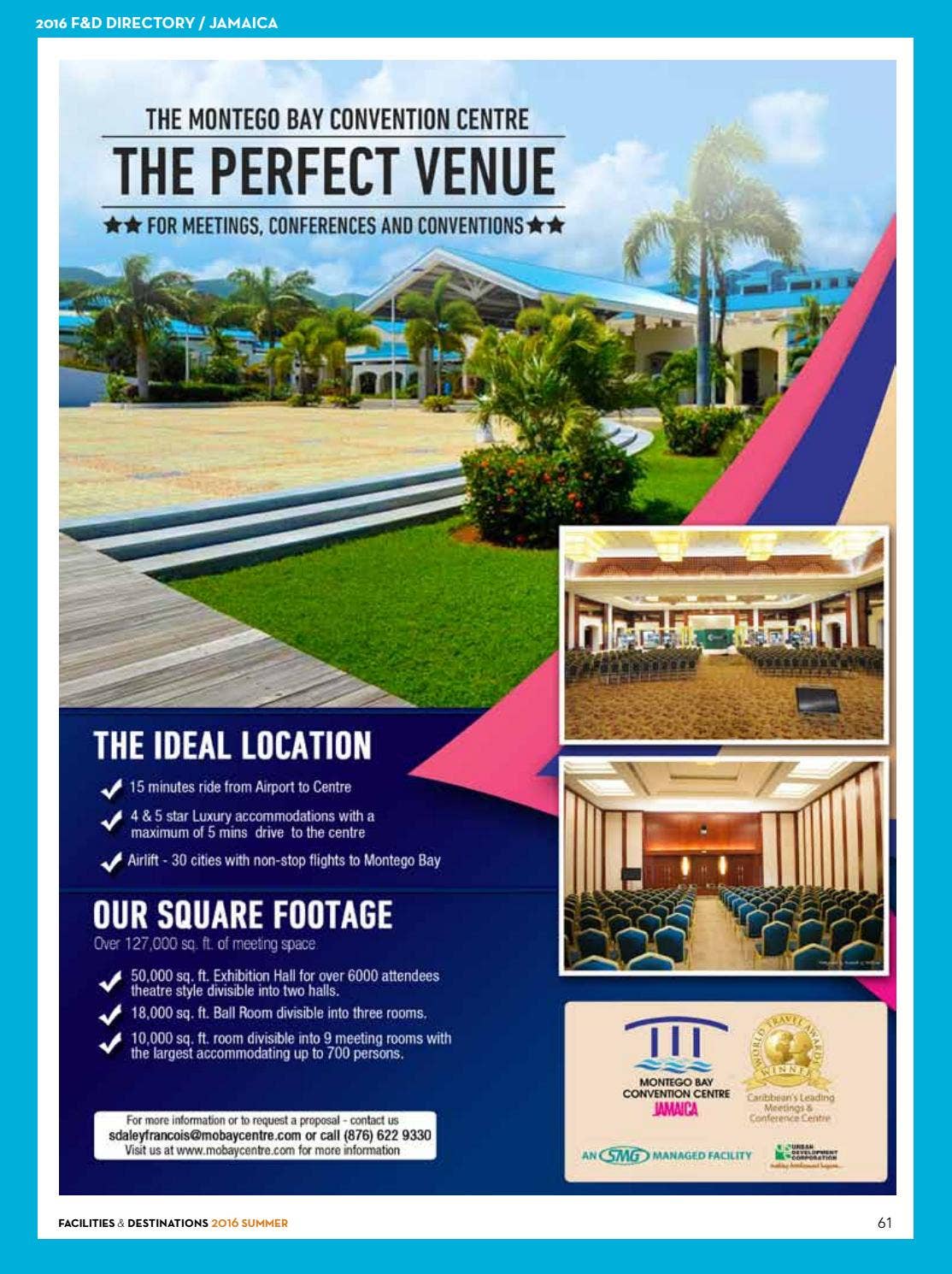 Facilities & Destinations - Summer 2016 by Facilities Media Group - Issuu