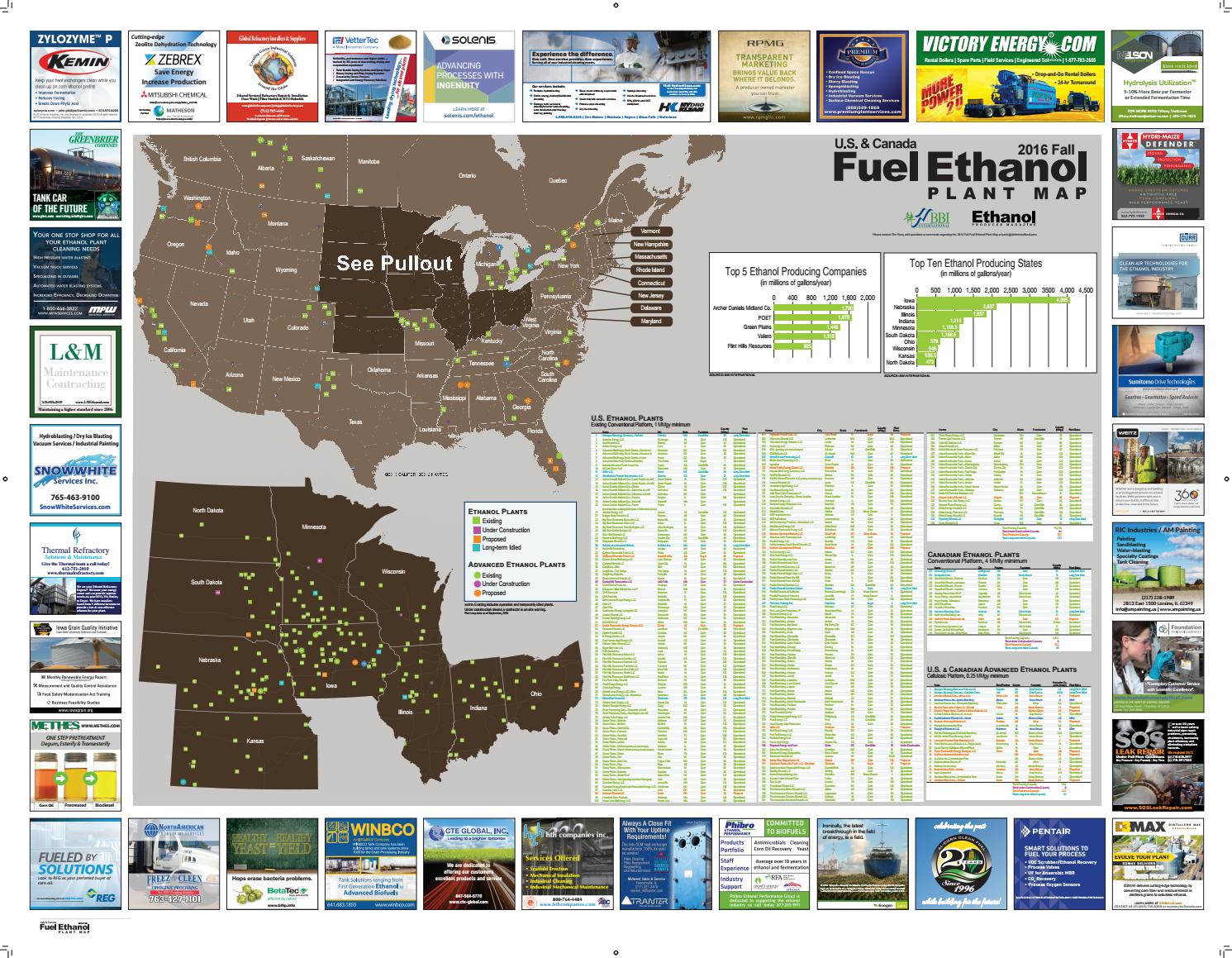 2016 Fall Ethanol Map by BBI International - Issuu