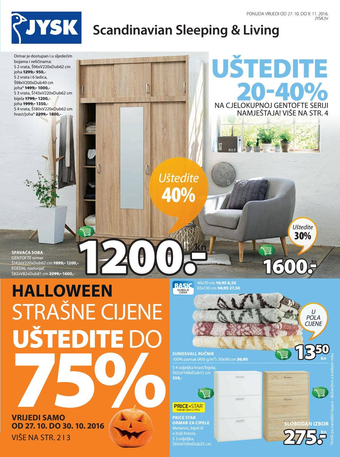 Jysk hr katalog od 27 10 09 11 2016 by Catalog.hr - Issuu