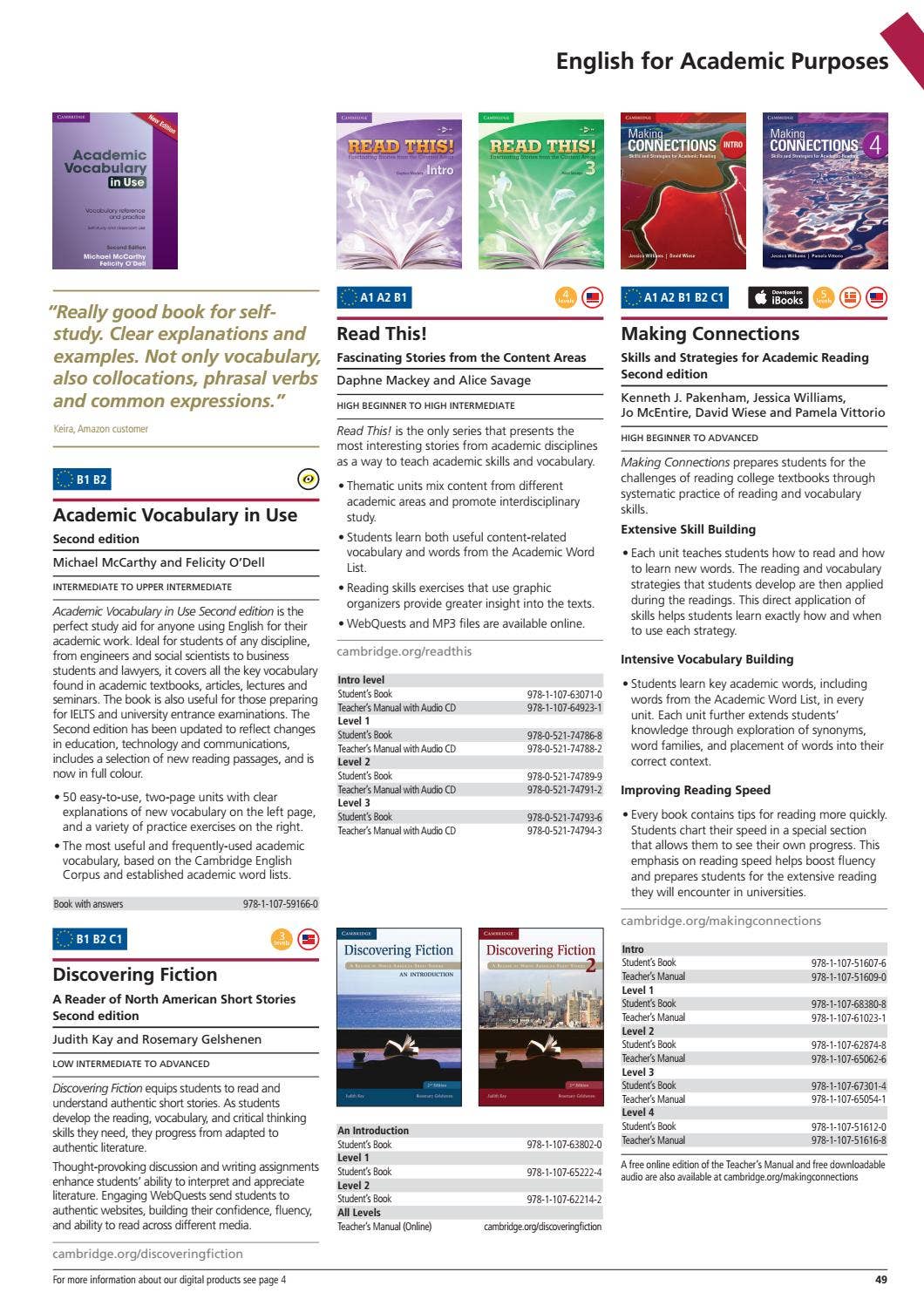 2017 ELT Cambridge University Press International Catalogue by ...