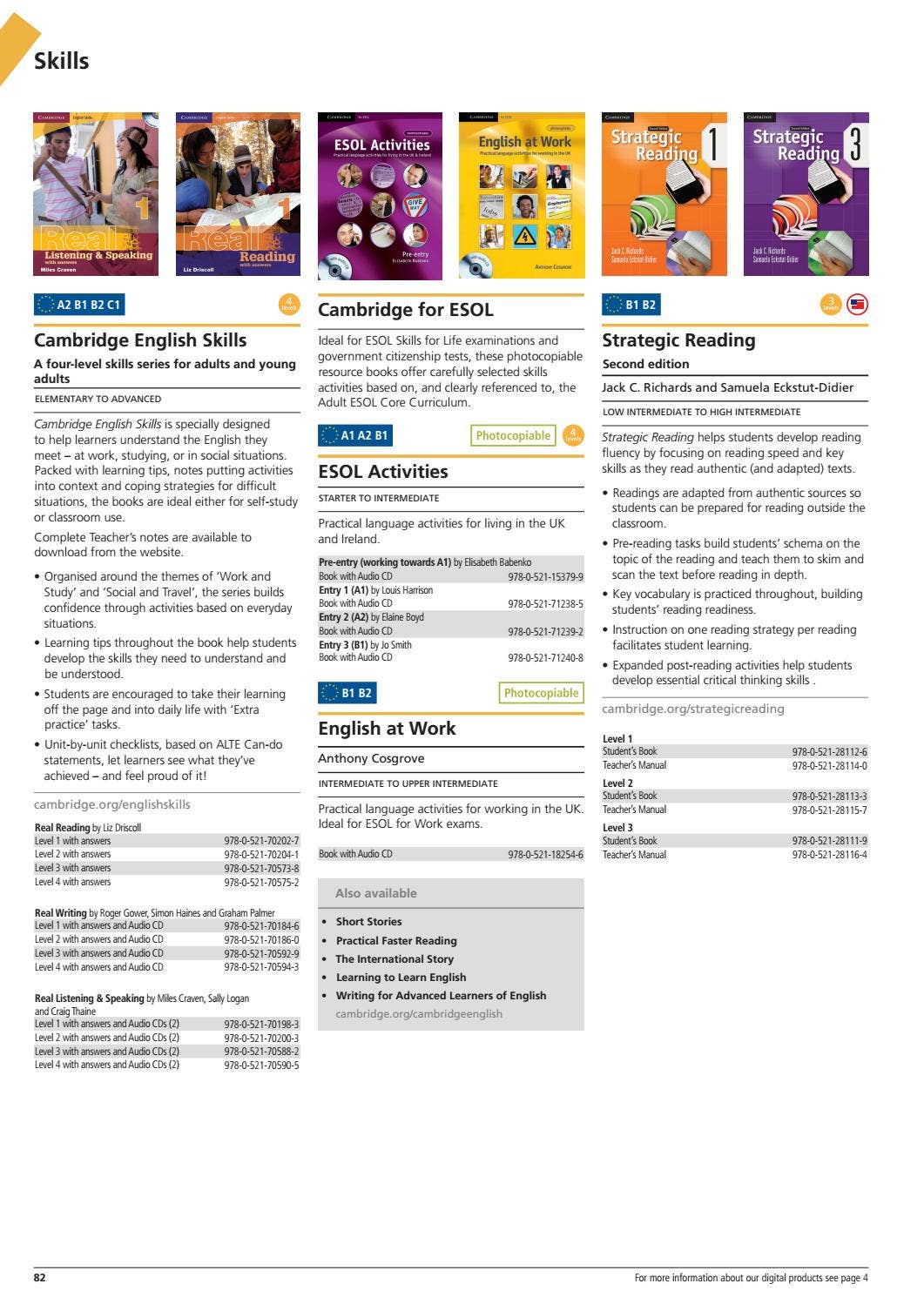 2017 ELT Cambridge University Press International Catalogue by ...