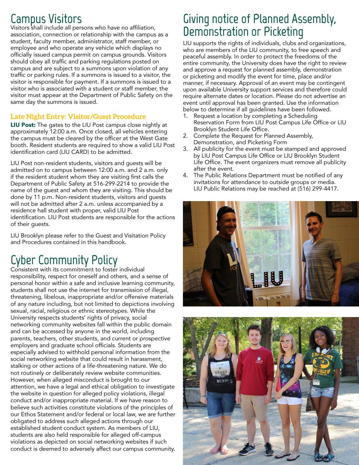 LIU Post Student Handbook by Long Island University - Issuu