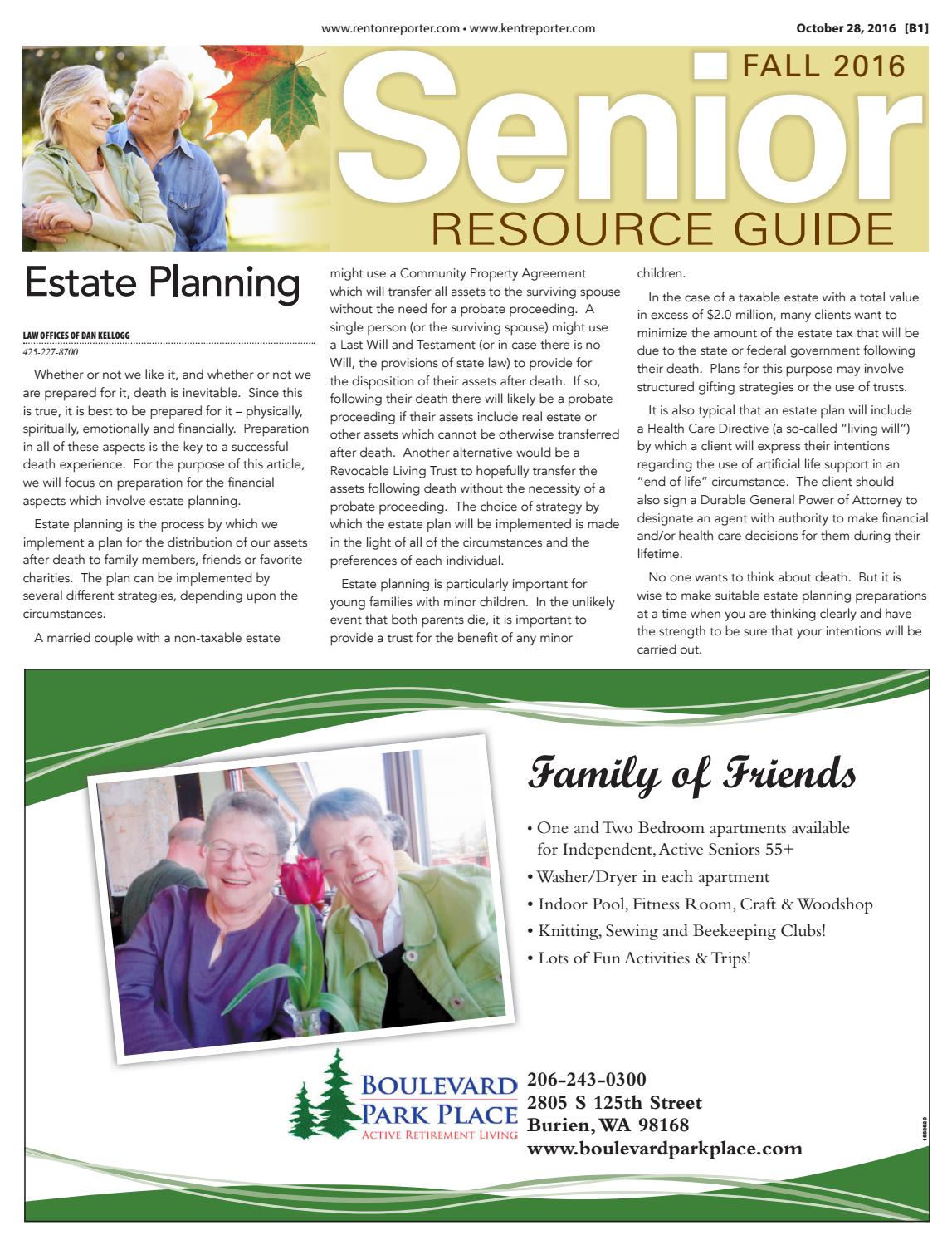 Senior Resource Guide - 2016 by Sound Publishing - Issuu