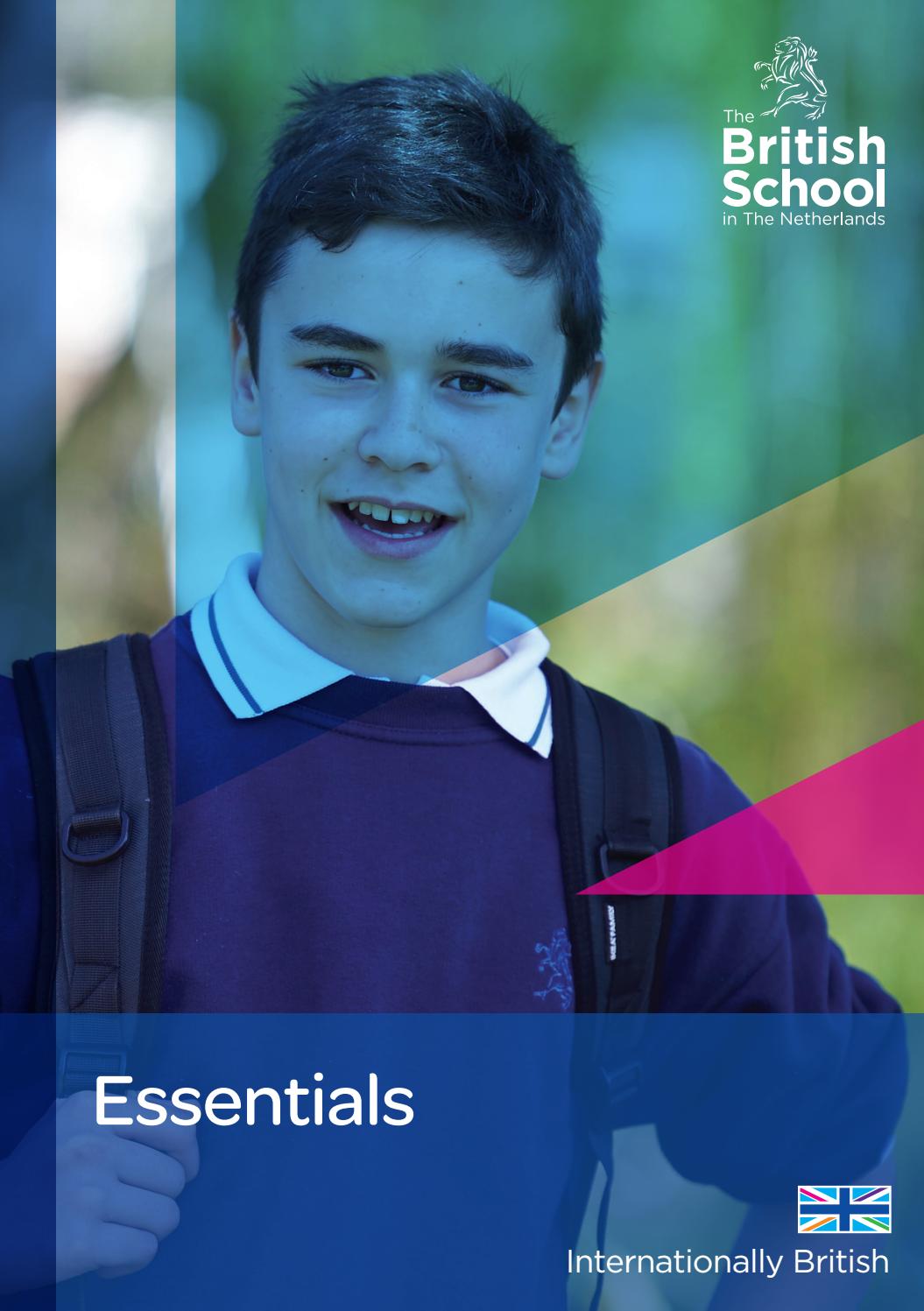 BSN Essentials 2016-17 by The British School in the Netherlands - Issuu