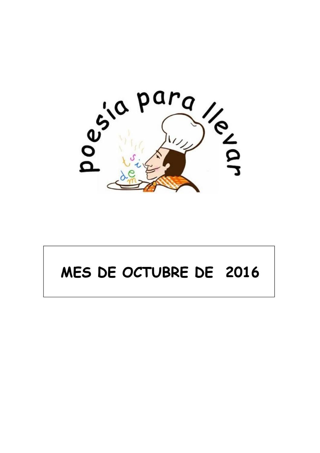 Poemas mes de octubre by MARIA JESUS PICOT - Issuu