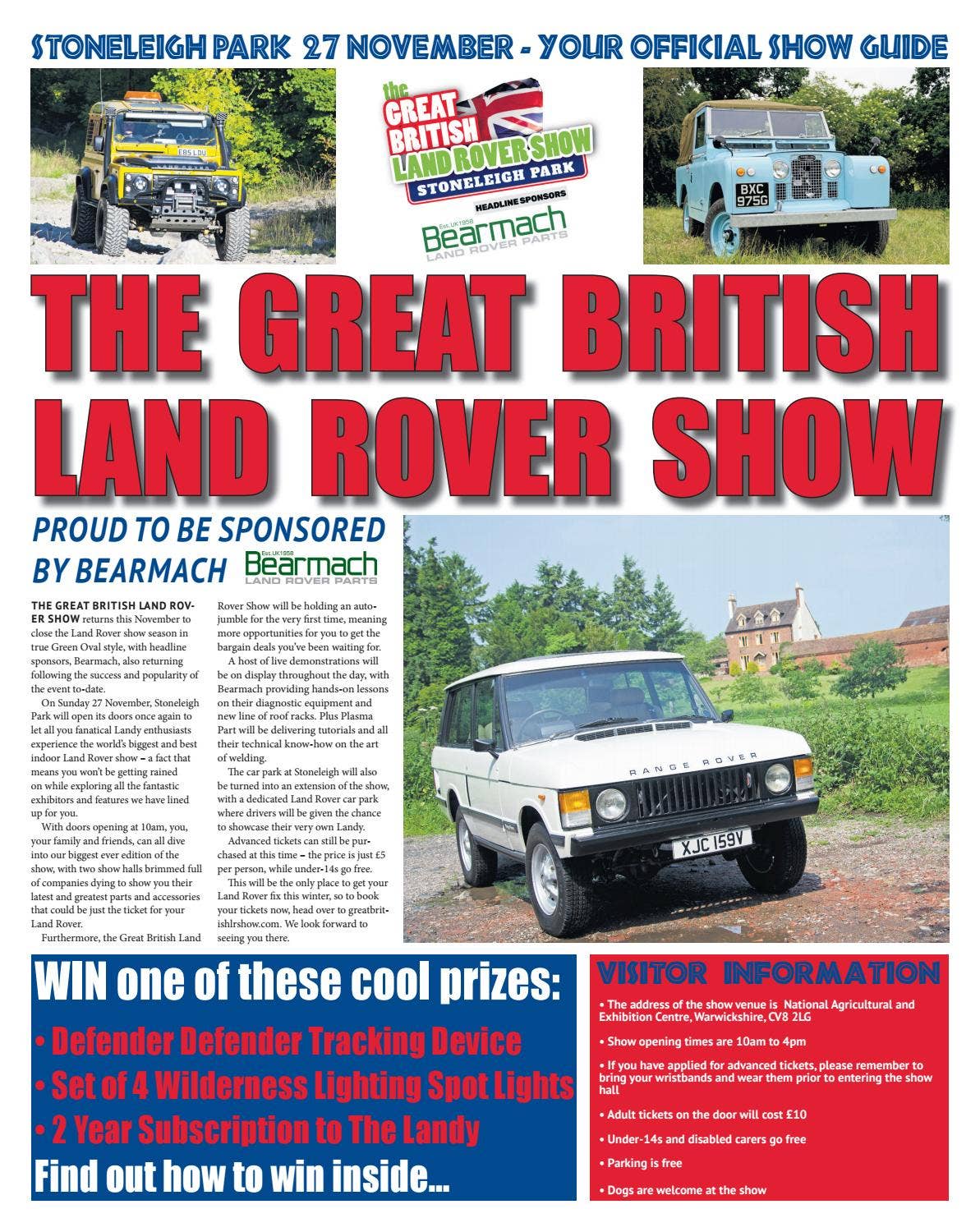 Great British Land Rover Show November 2016 Official Show Guide by ...