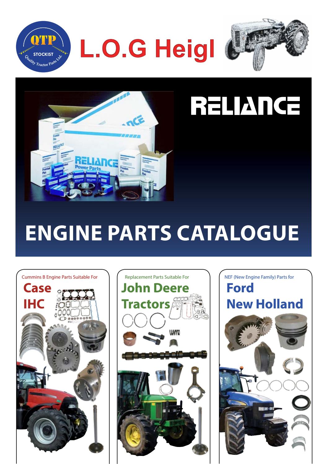 12 reliance log heigl by Quality Tractor Parts - Issuu