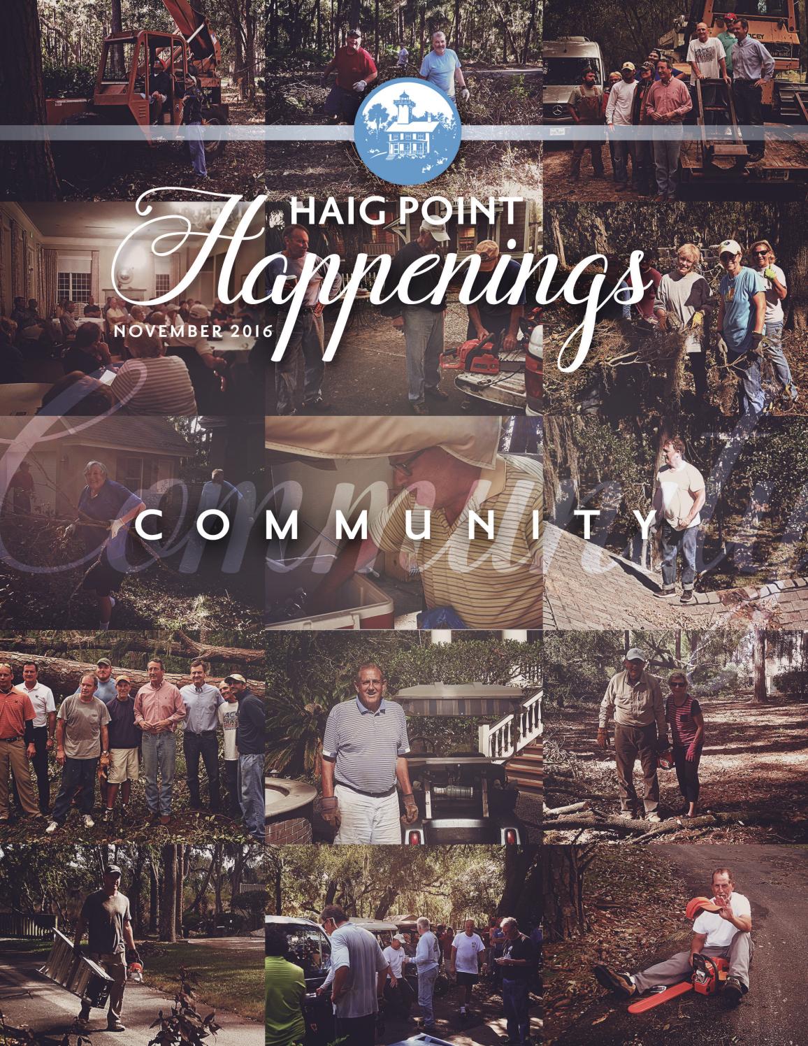 Haig Point Happenings | November 2016 by Haig Point Club and Community ...