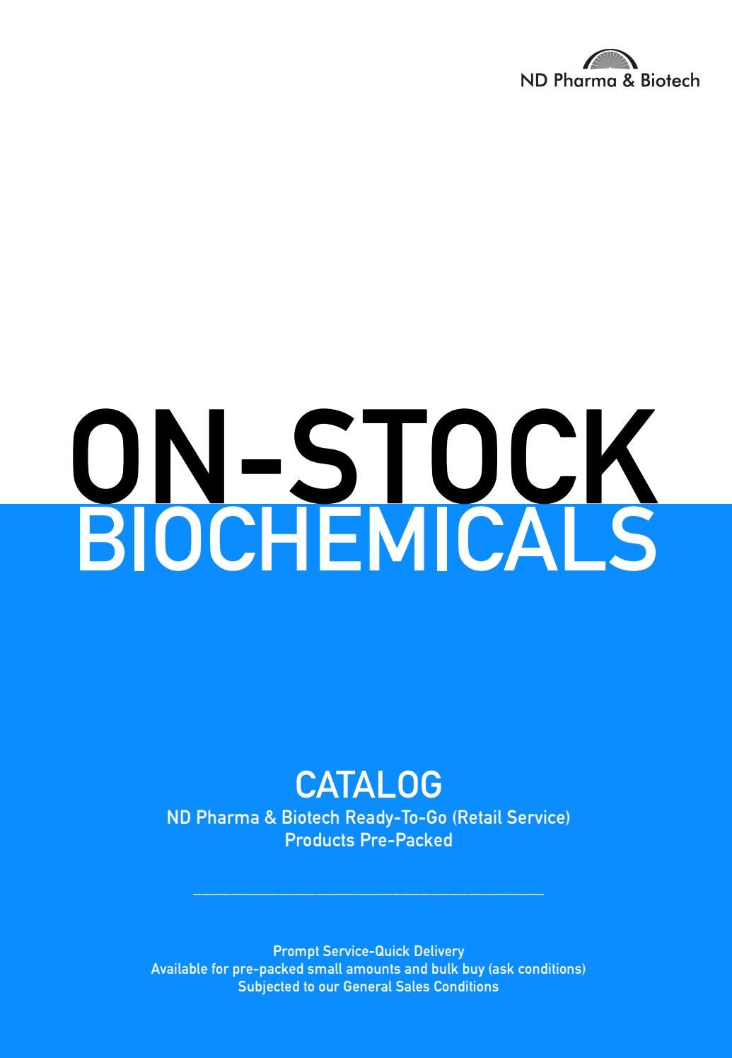 On stock biochemicals by ND Pharma & Biotech - Issuu