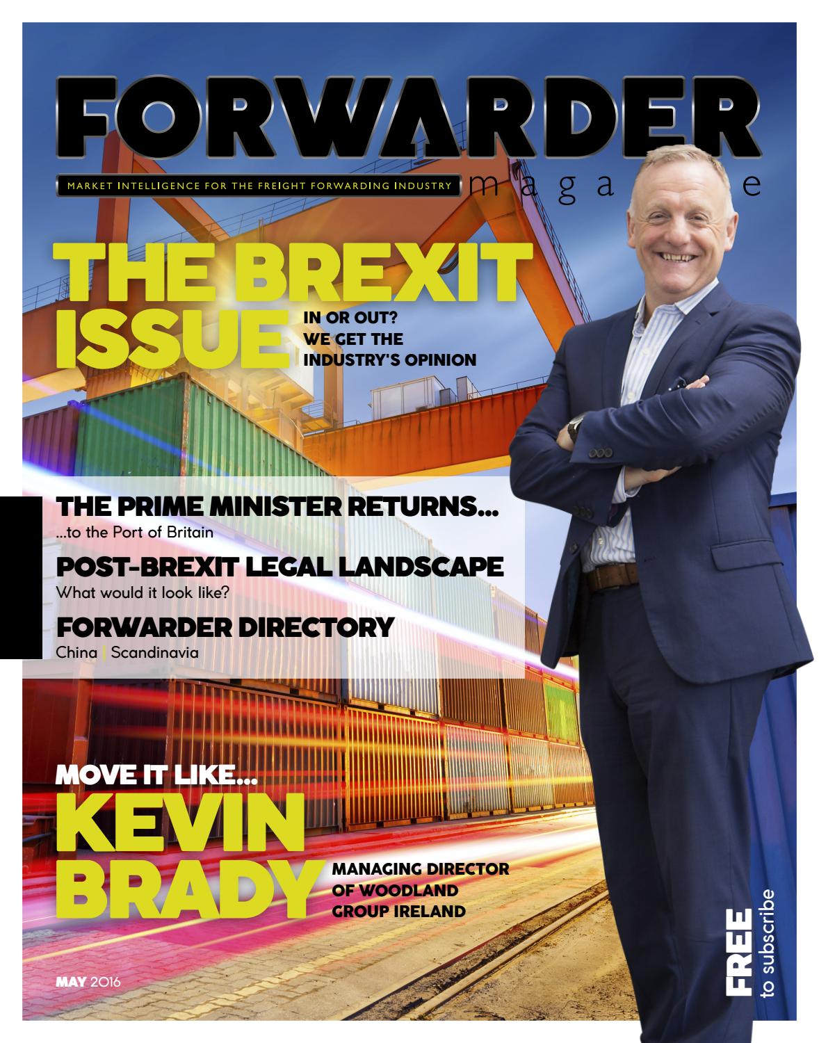 FORWARDER magazine May 2016 'Brexit' by Freight Solutions - Issuu