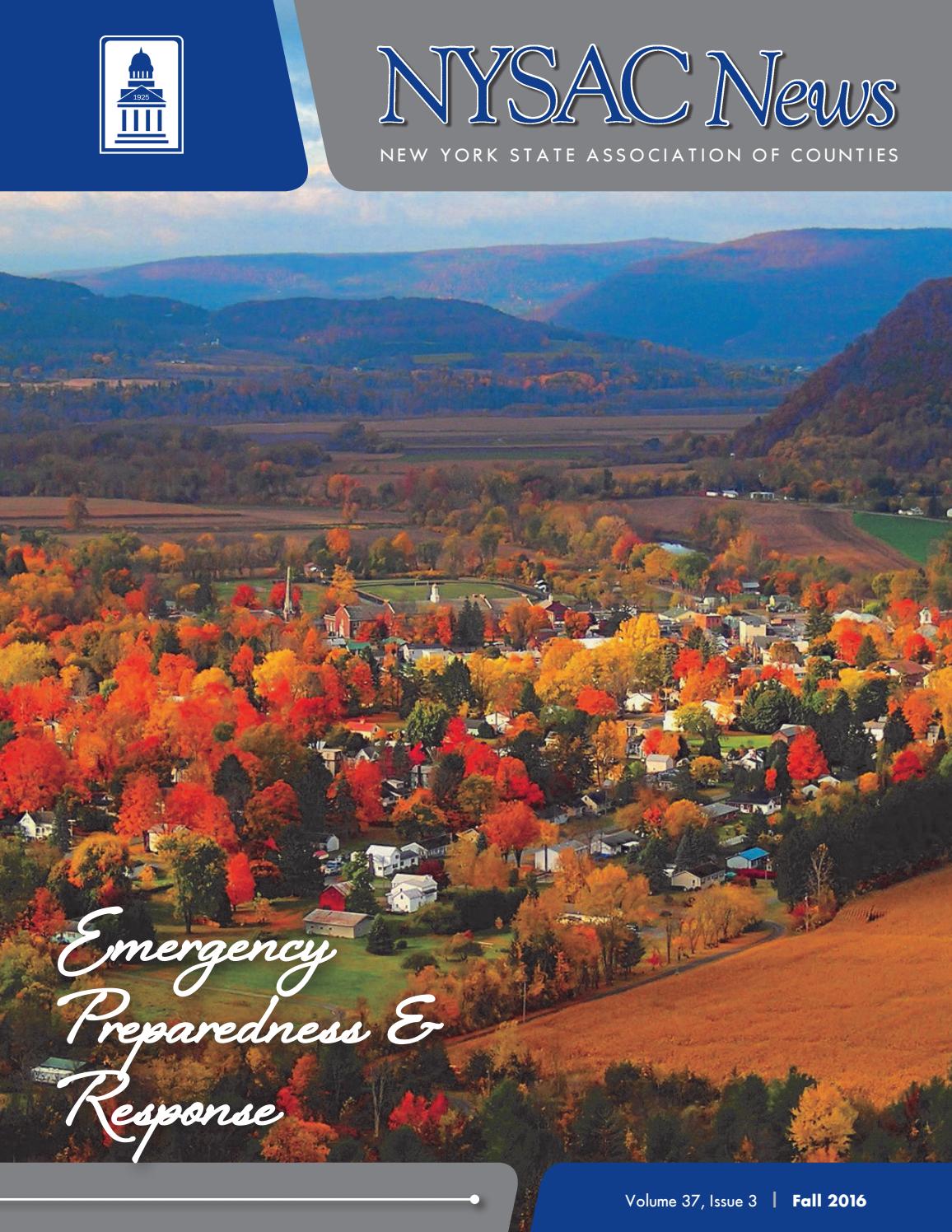 NYSAC News Fall 2016: Emergency Preparedness & Response by NYS ...