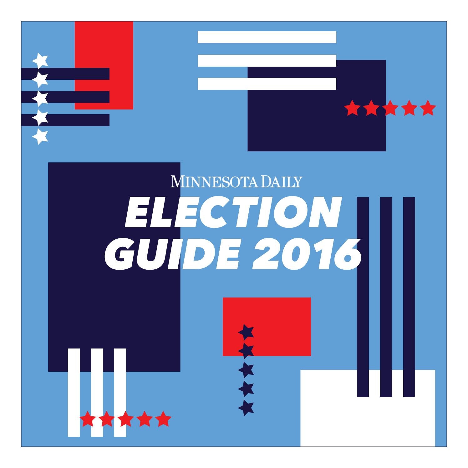 Election Guide 2016 by The Minnesota Daily - Issuu