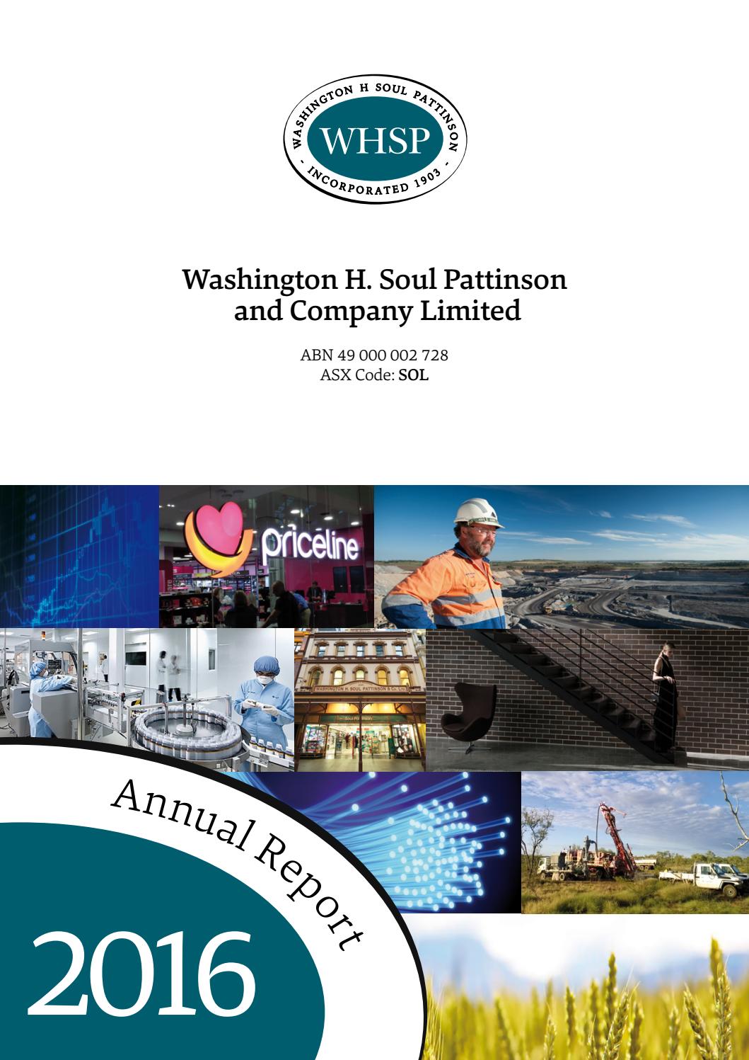 WHSP Annual Report 2016 (ASX:SOL) by APM Graphics Management - Issuu