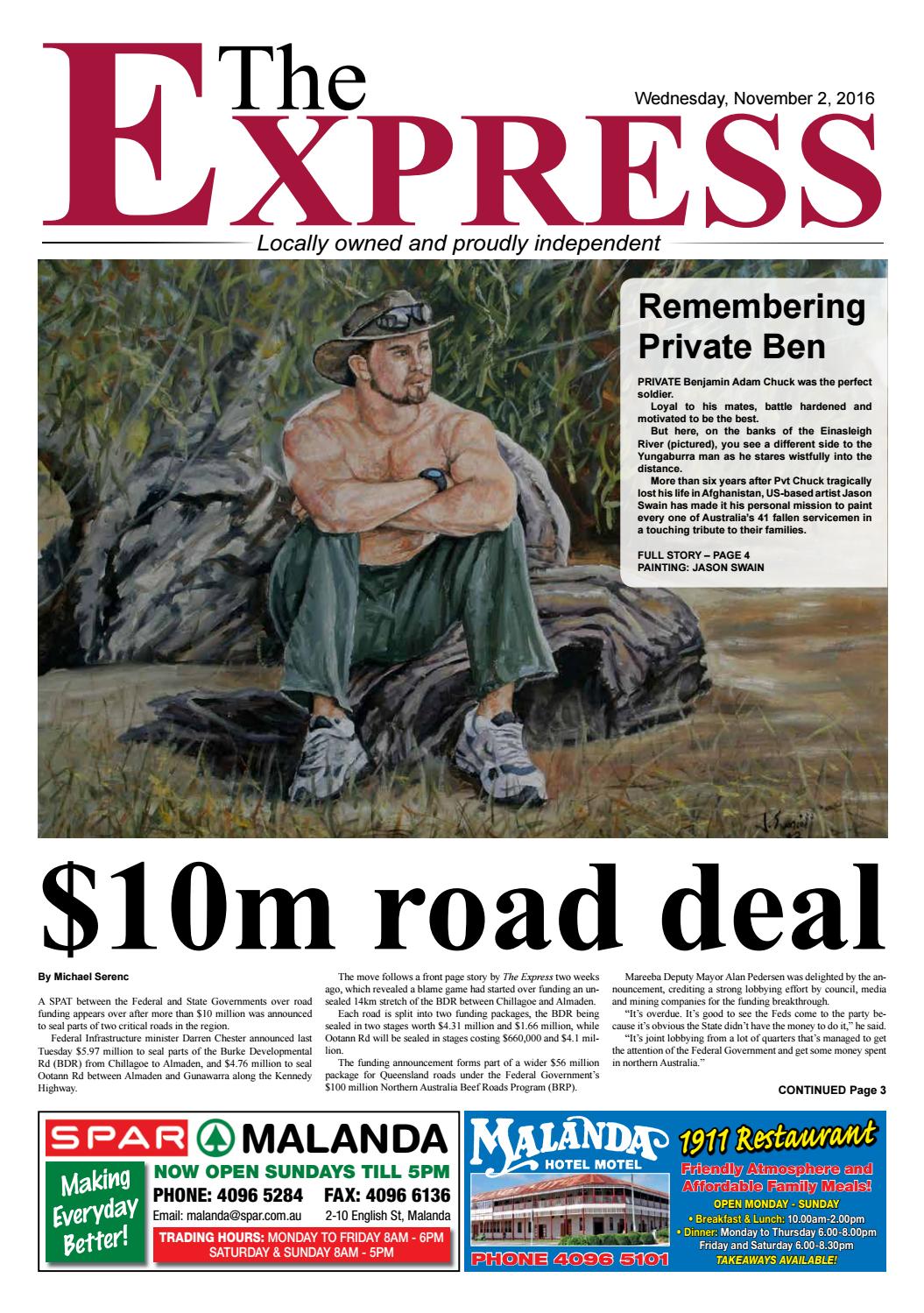 The Express Newspaper 2nd November 2016 by Carlo Portella - Issuu