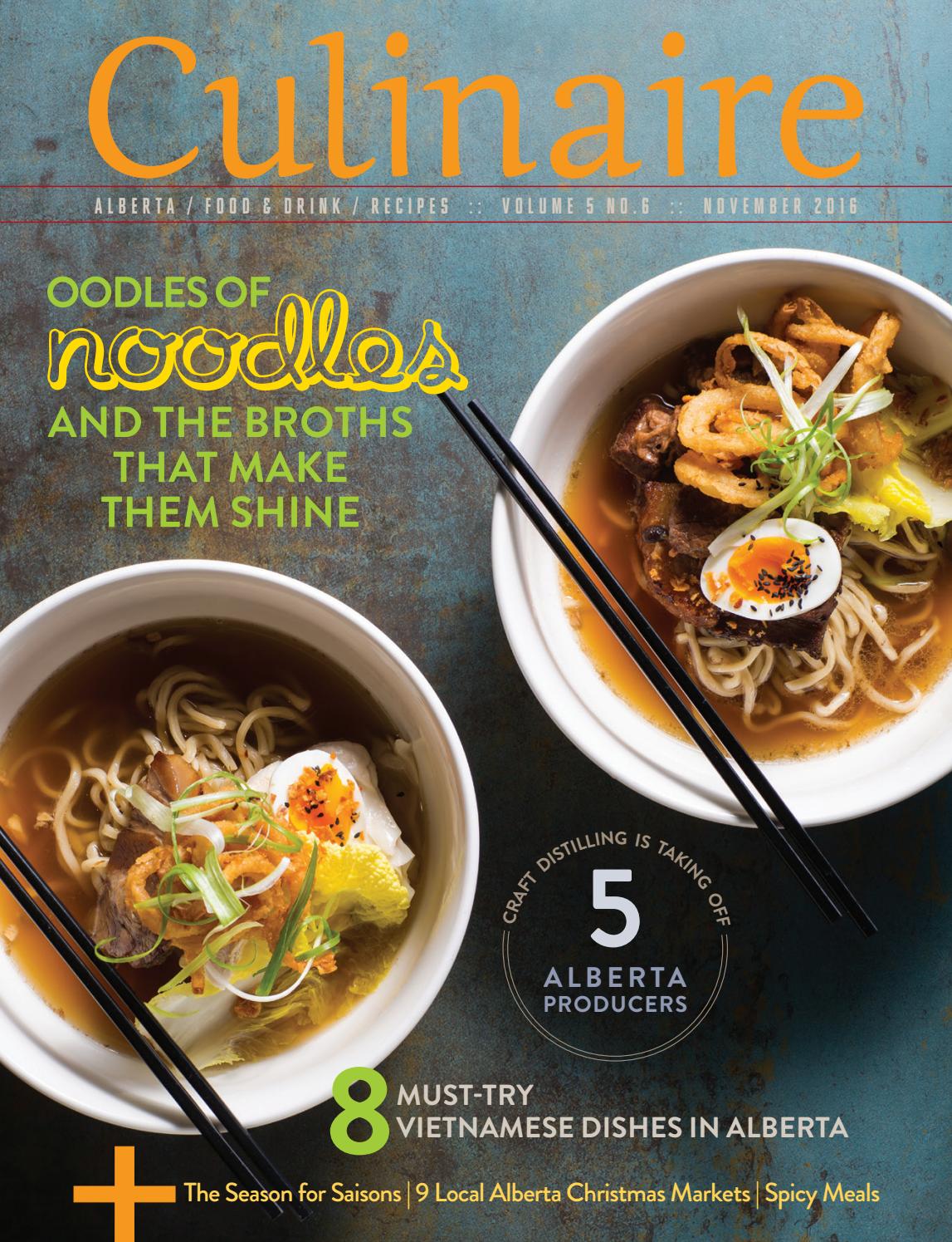 Culinaire 5:6 (November 2016) by Culinaire Magazine - Issuu