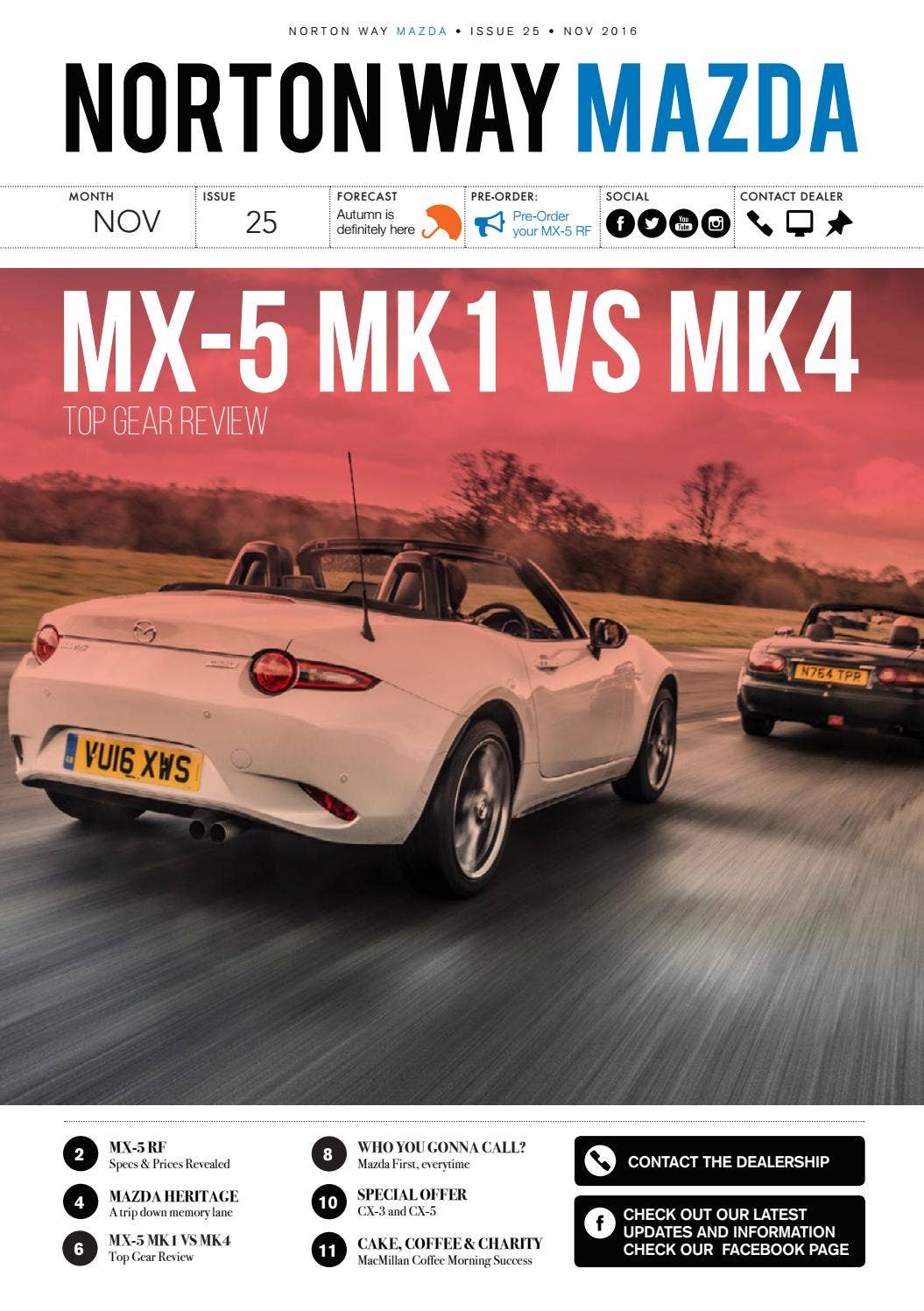 Norton Way Mazda Newsletter - November 2016 by Norton Way - Issuu