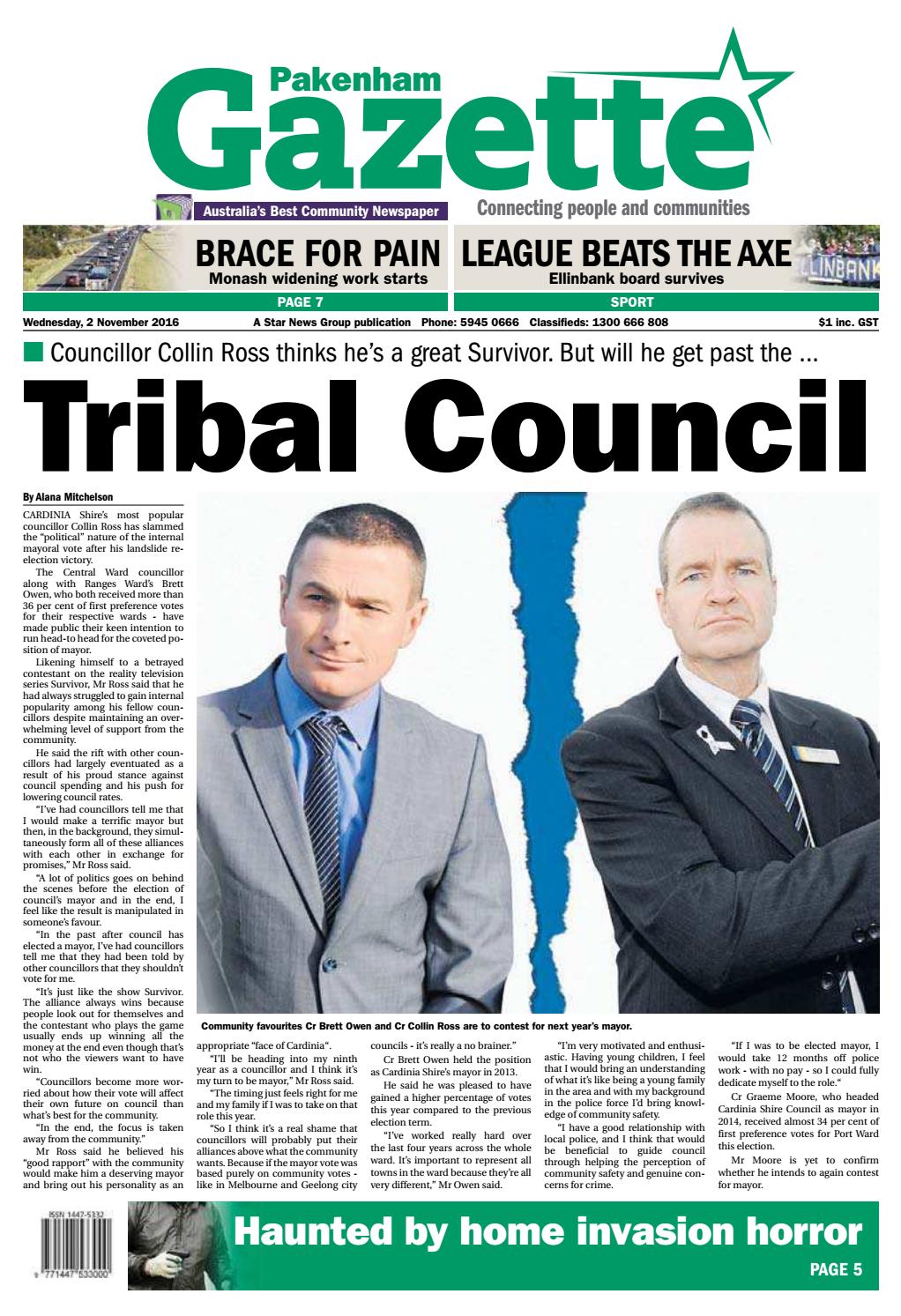 Pakenham Gazette - 02nd November 2016 by Star News Group - Issuu