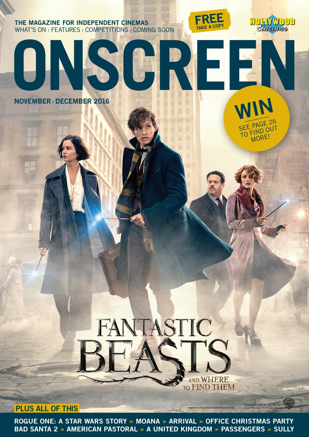 ONSCREEN Magazine November/December 2016 by ONSCREEN Magazine - Issuu