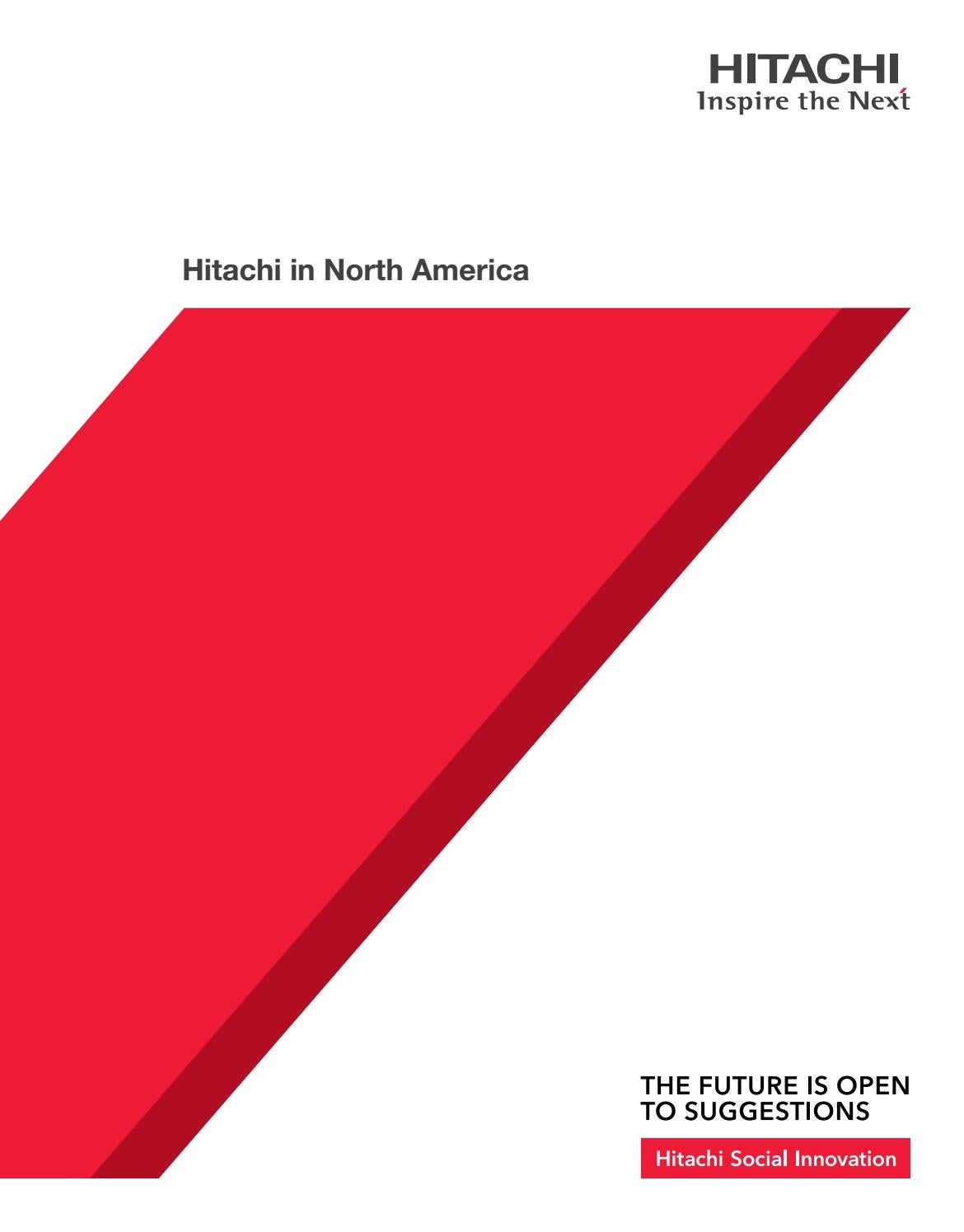 Hitachi North America Corporate Brochure by New Leaf Graphic Design - Issuu