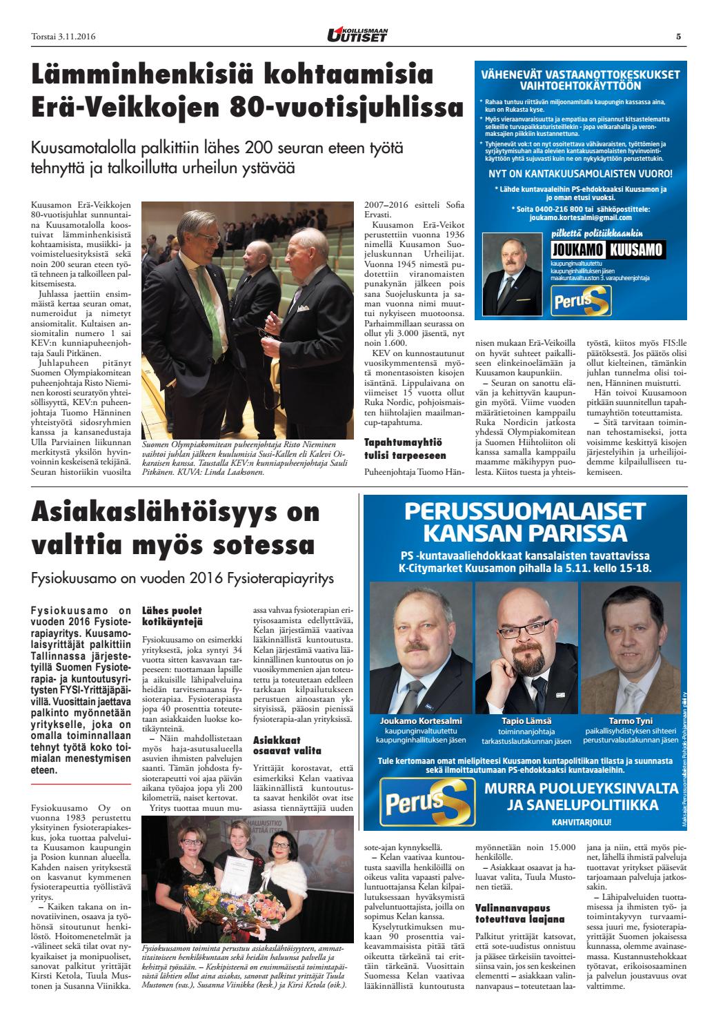 Koillismaan uutiset 44 by Koillismaan Uutiset Oy - Issuu