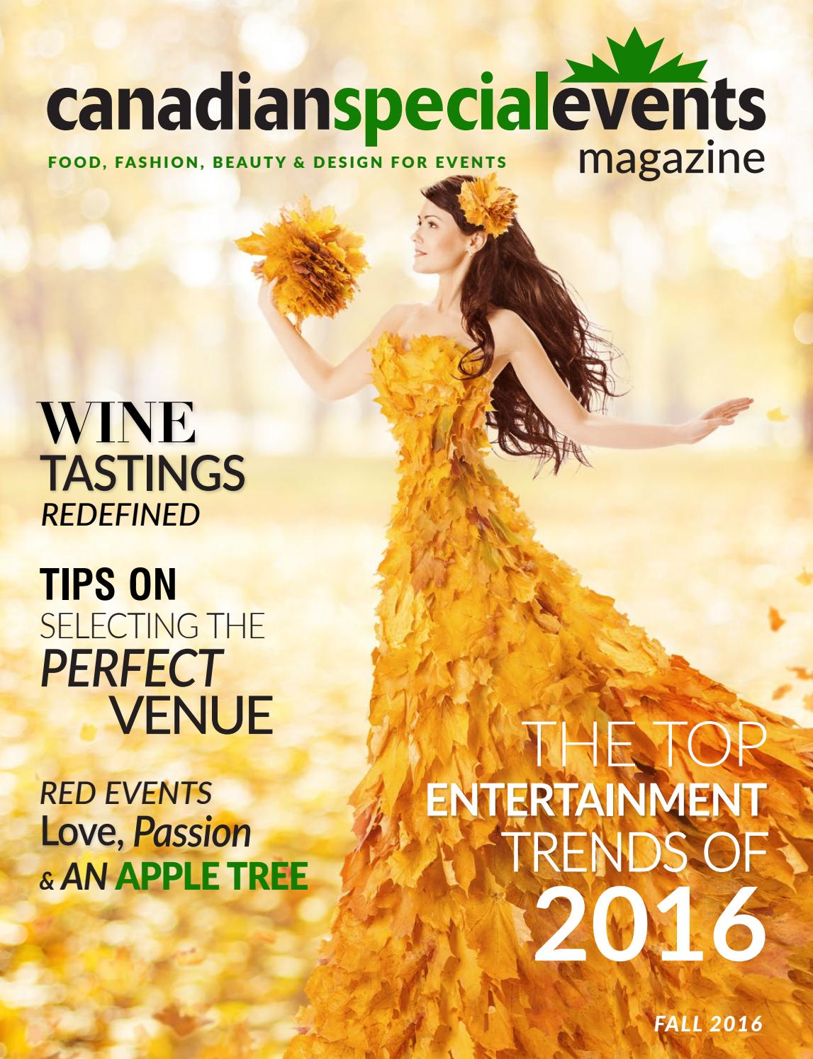 Canadian Special Events Special Magazine Fall 2016 by Canadian Special ...
