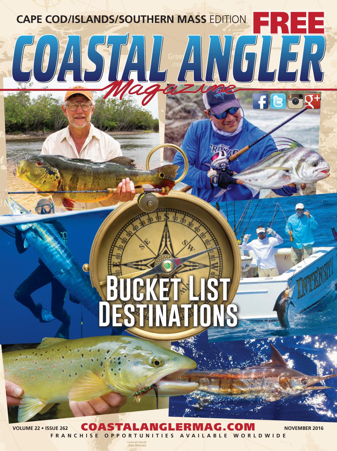 Coastal Angler Magazine-Nov. / Cape Cod - Islands - Southern Mass. by ...
