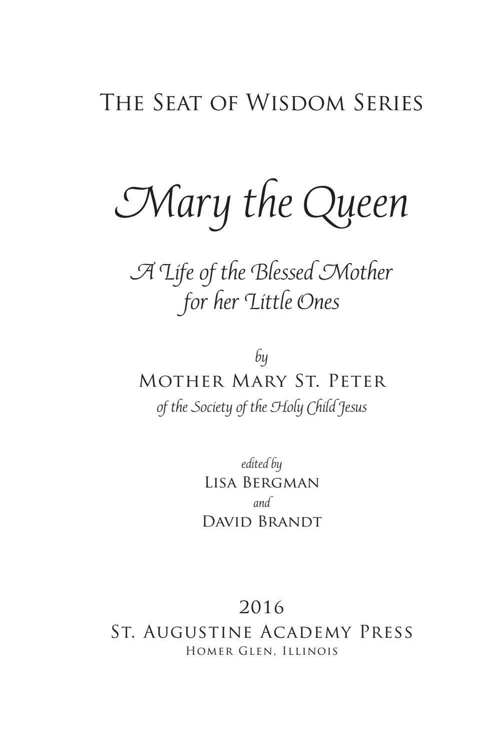 Mary the Queen sample pages by St. Augustine Academy Press - Issuu