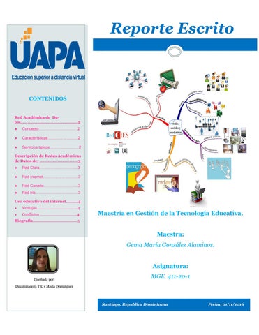 Reporte Escrito by Maria Dominguez - Issuu