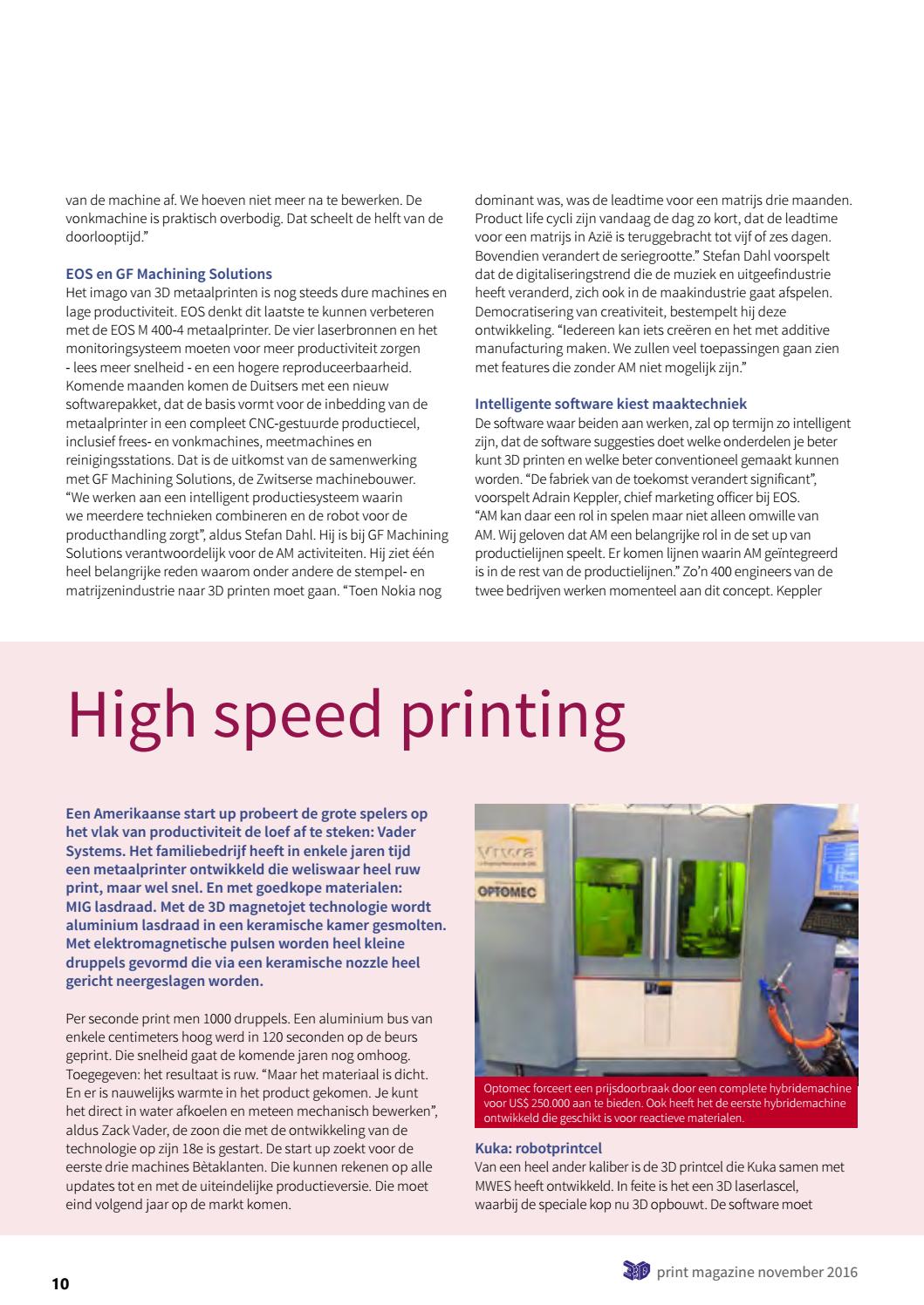 3D print magazine november 2016 by 54U Media BV - Issuu