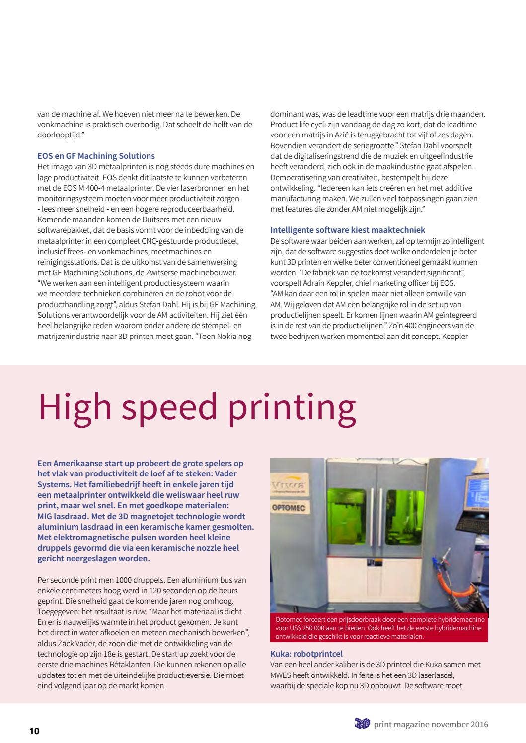 3D print magazine november 2016 by 54U Media BV - Issuu