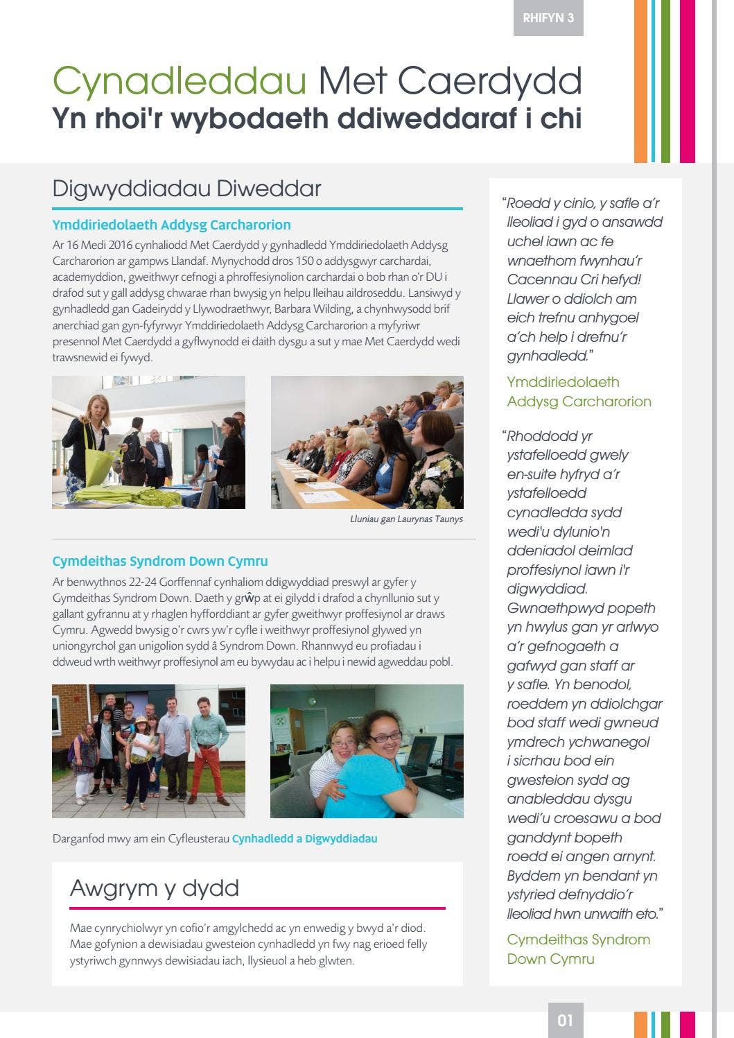 Conference Services Newsletter (Welsh) - October 2016 (External) by ...