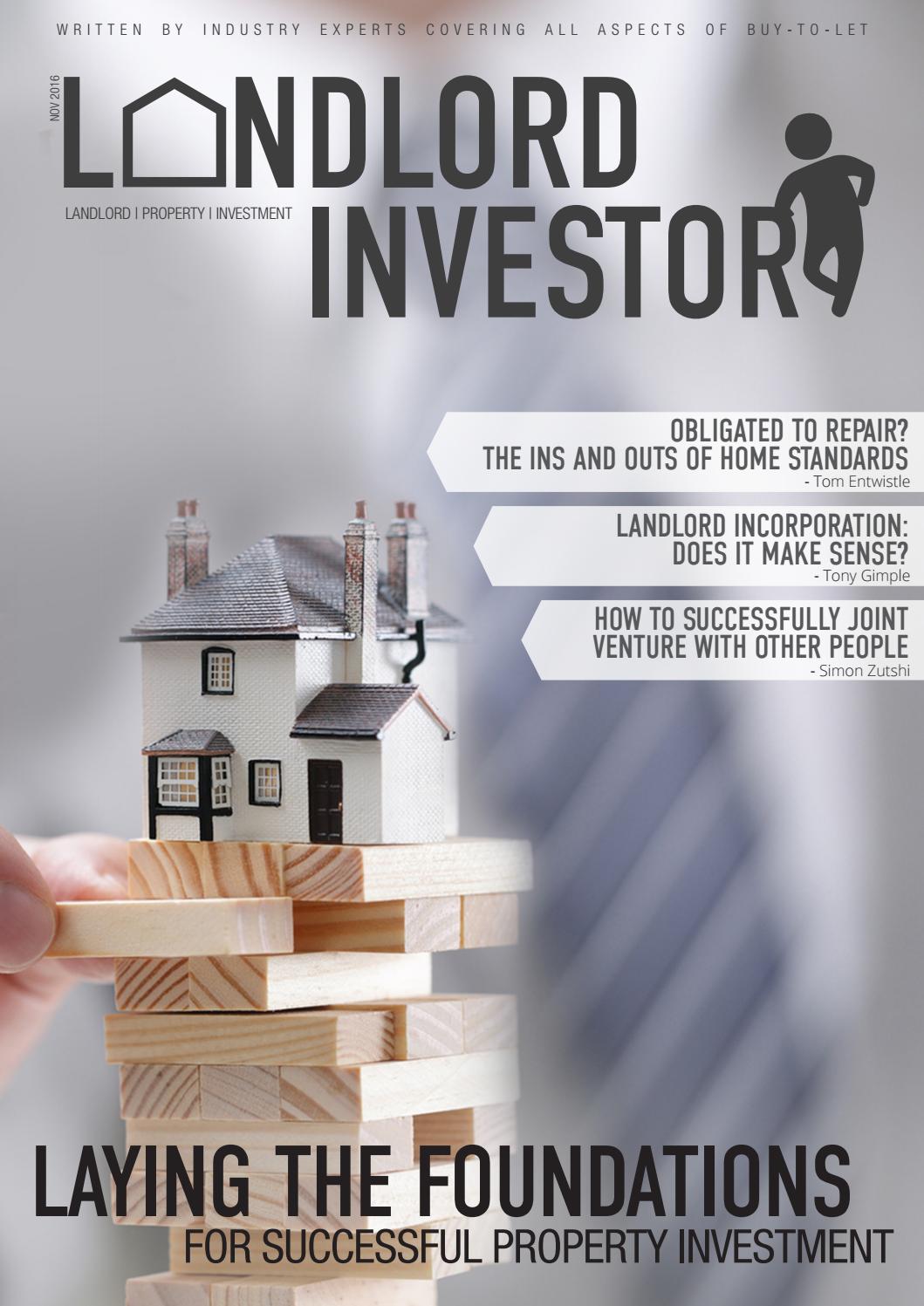 Landlord Investor NOV 2016 by Landlord Investor Magazine - Issuu