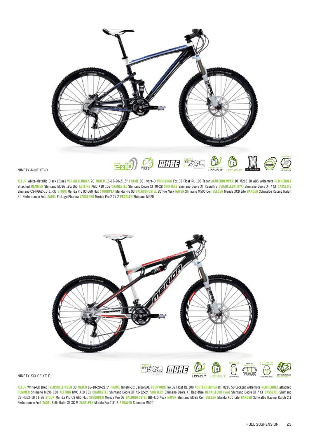 Merida Bikes catalogus 2012 by Merida Benelux - Issuu