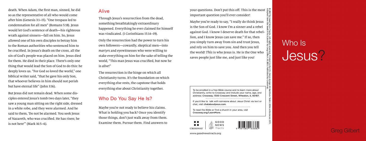 Who Is Jesus? by Crossway - Issuu