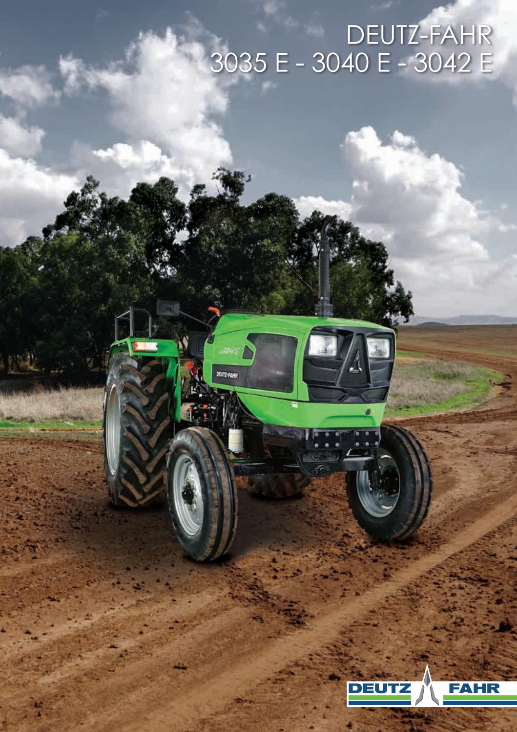 DEUTZ-FAHR 3E Series - Brochure - English by DEUTZ-FAHR - Issuu