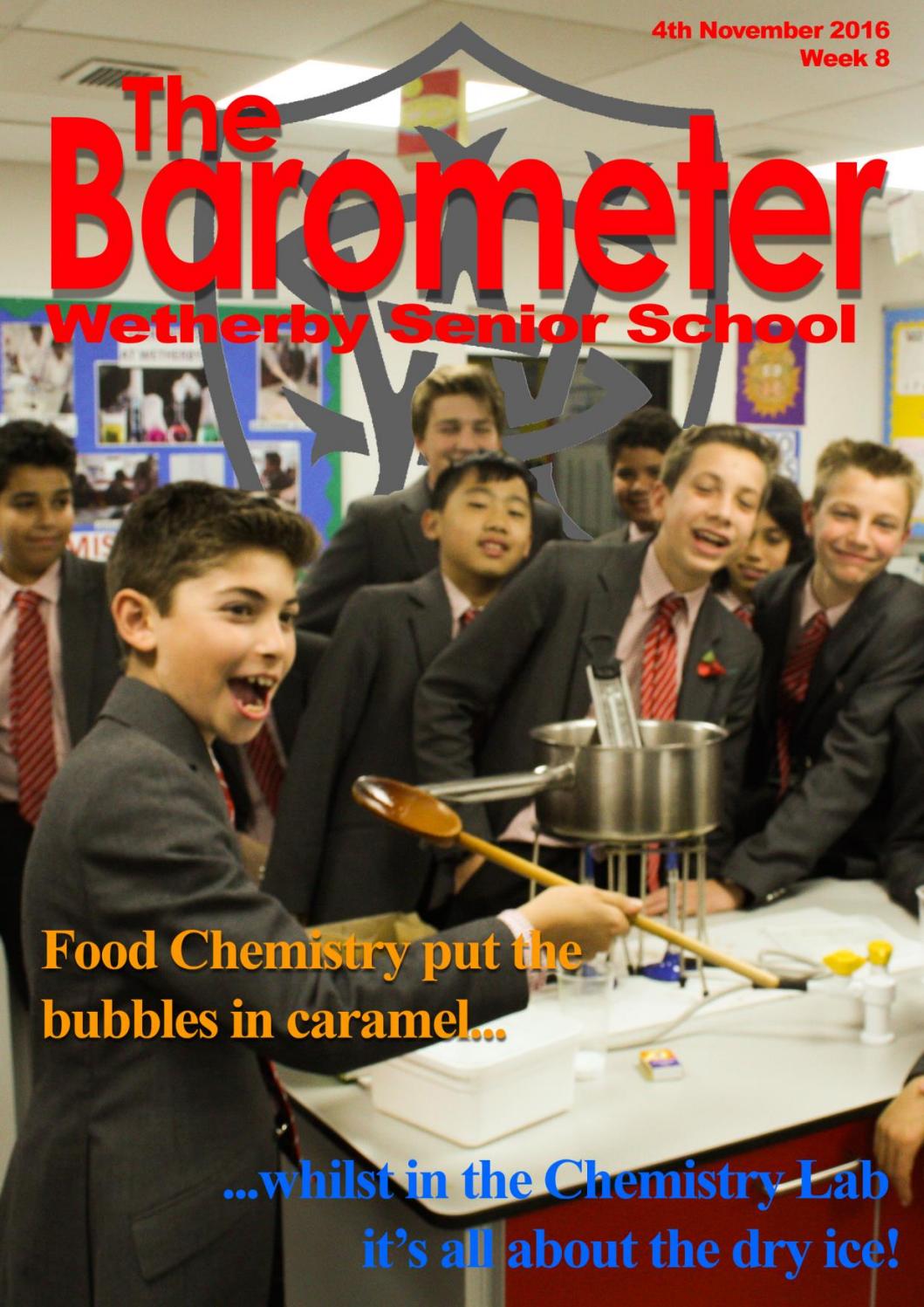 Week 8 Barometer by Wetherby Senior School - Issuu