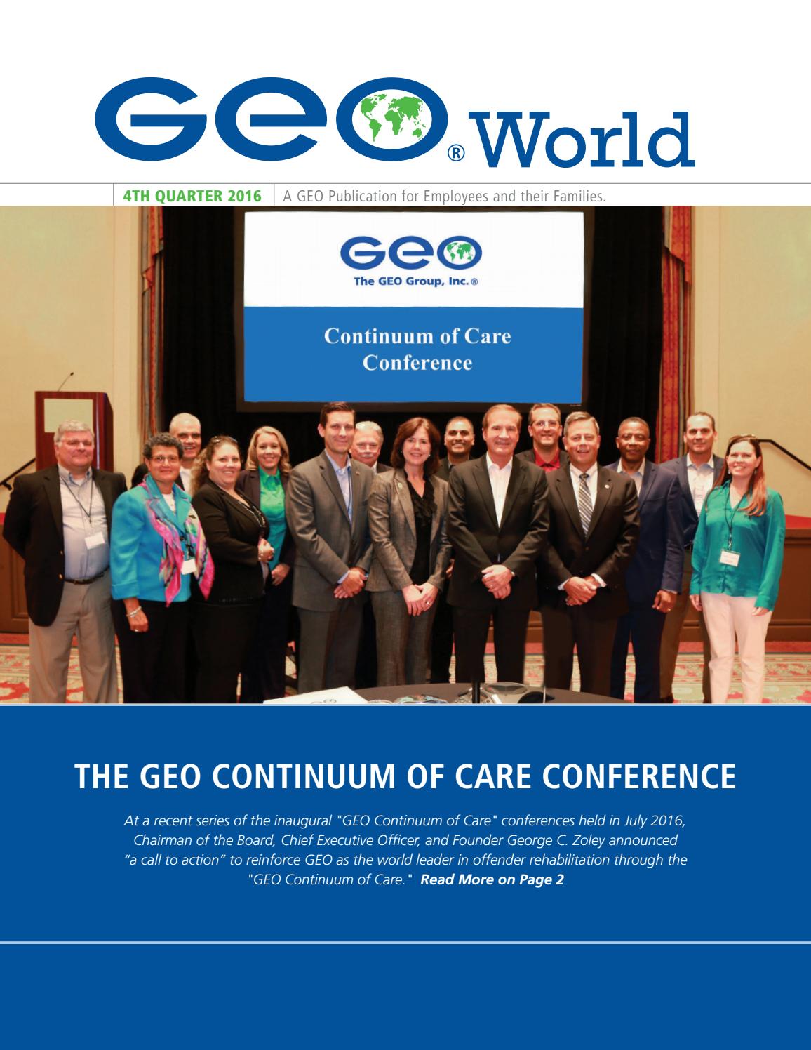 4Q16 GEO World by The GEO Group - Issuu