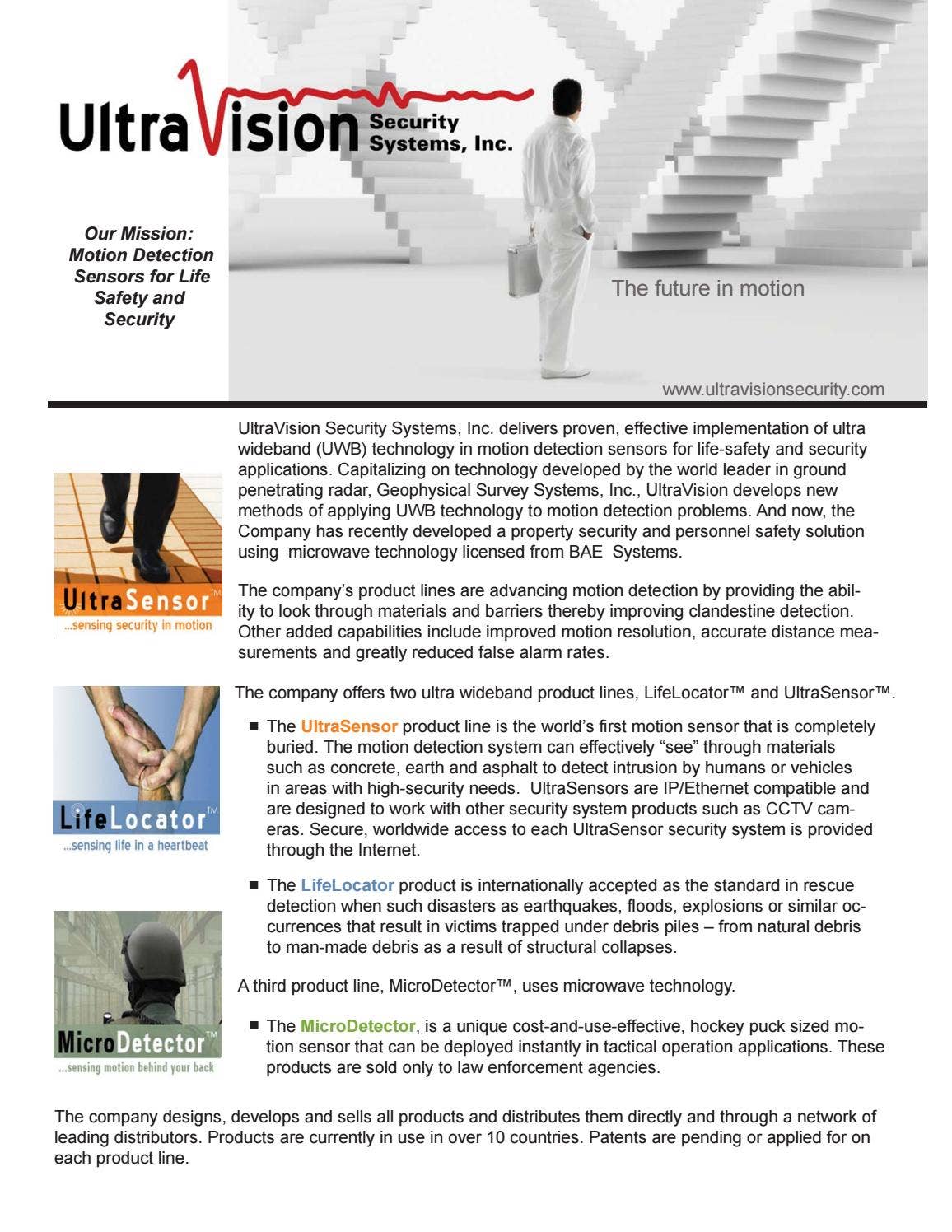 UltraVision Security Systems by ARIO. K - Issuu